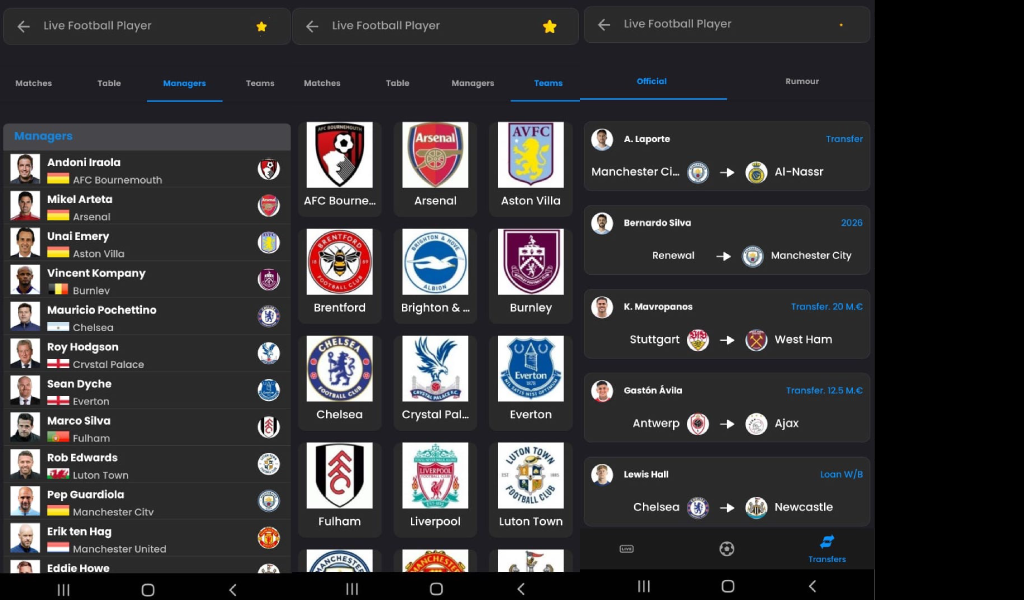 Live Football TV Scores - App on Amazon Appstore