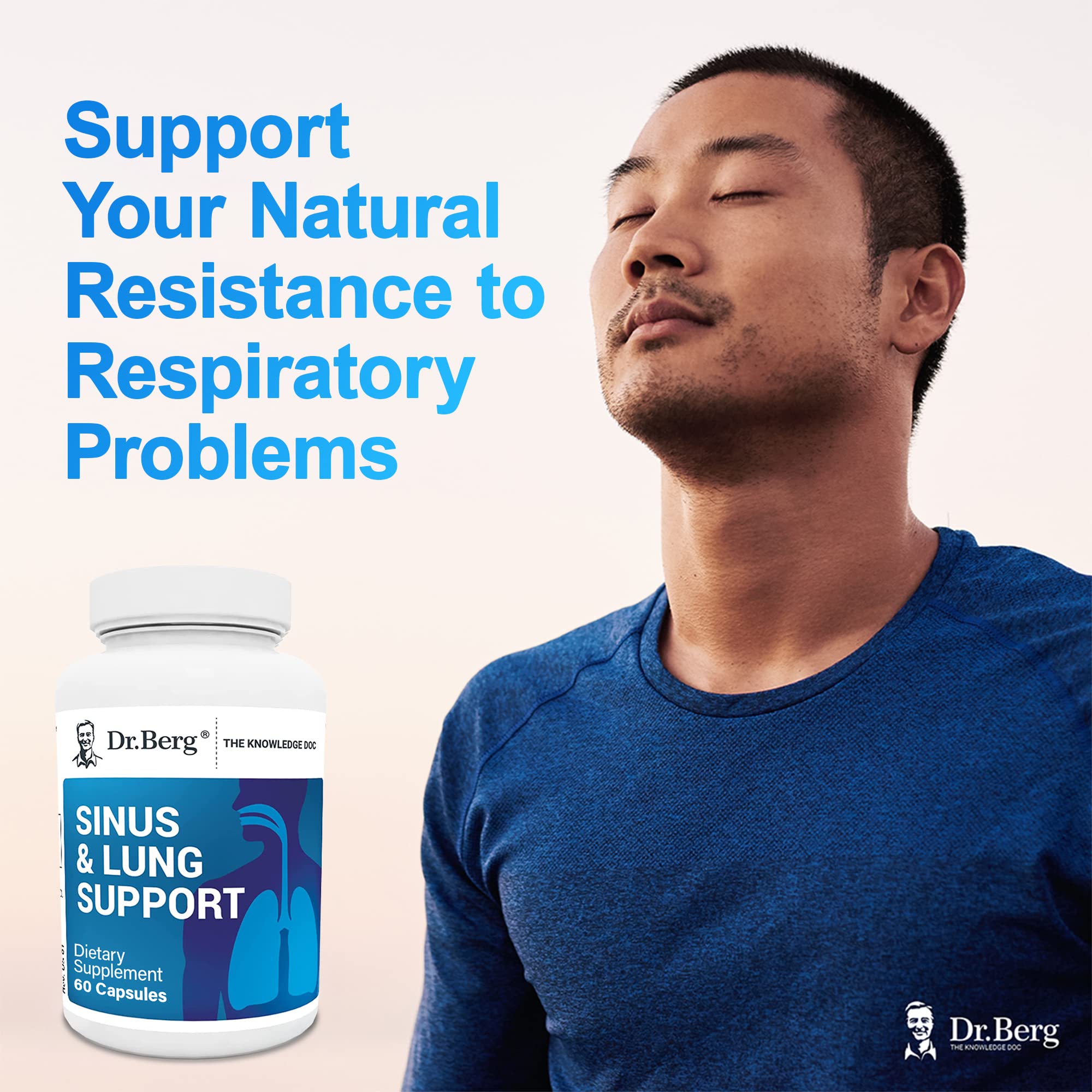Dr. Berg's Sinus & Lung Support Supplement - Healthy Respiratory System ...