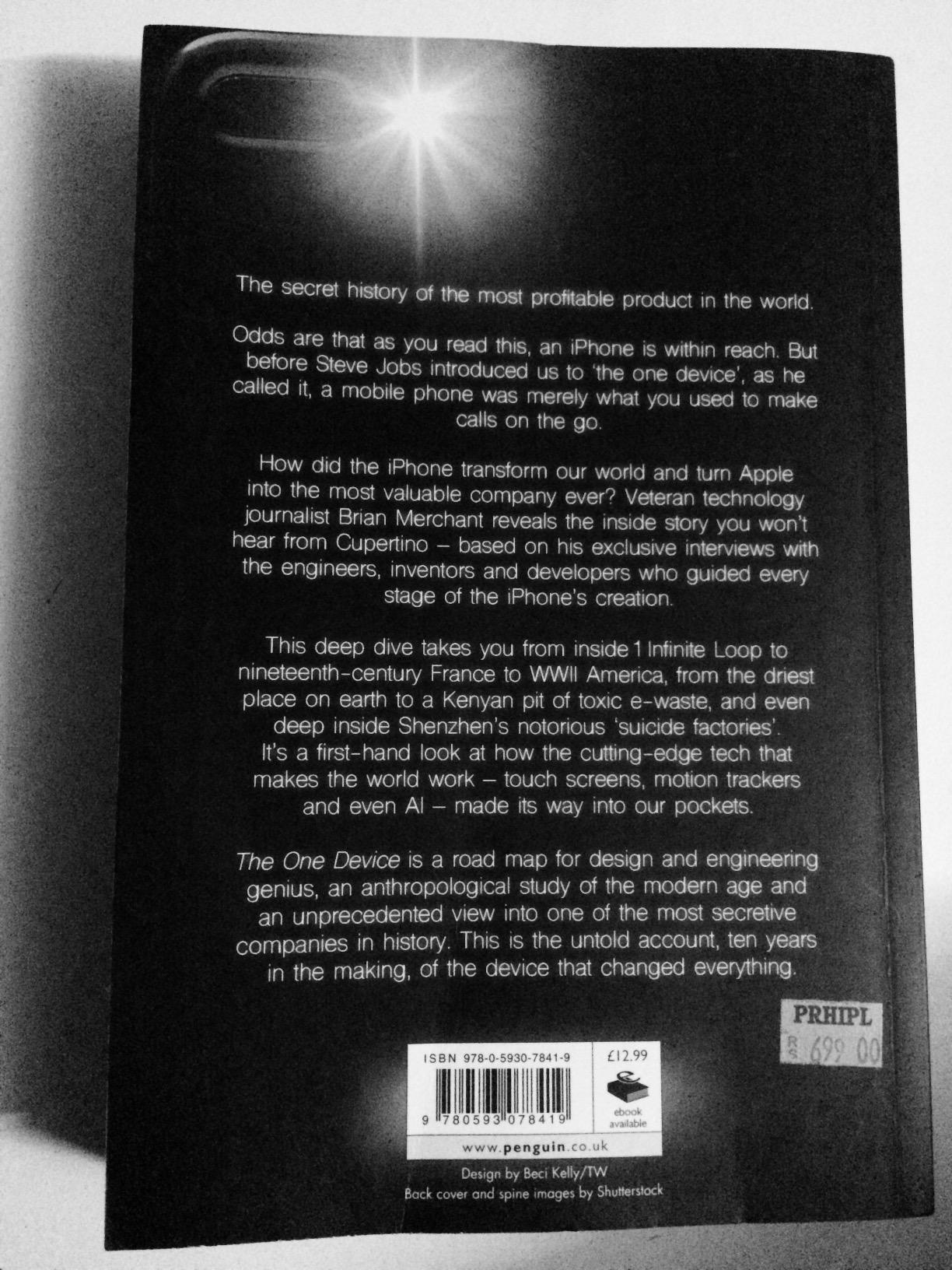 Buy The One Device: The Secret History of the iPhone: Library Edition ...