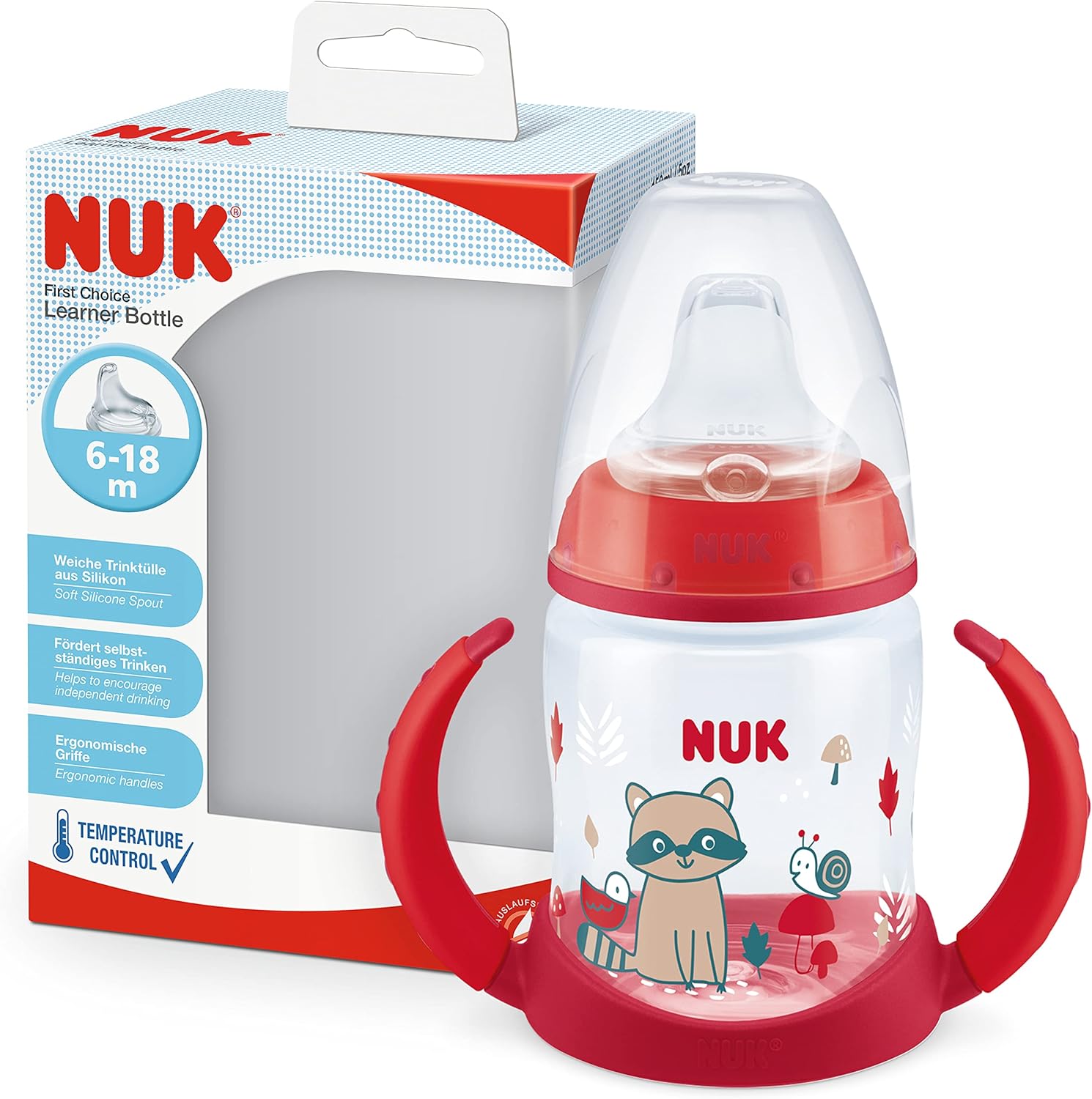 NUK First Choice+ Gourde d'apprentissage | 6 à 18 mois | 150 ml ...