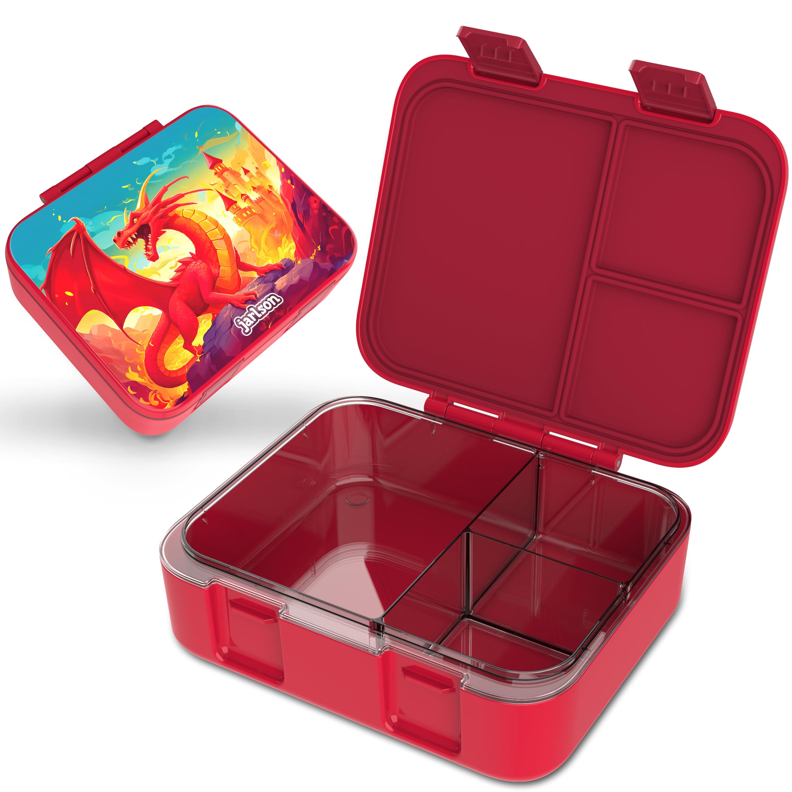 Jarlson® Children's Lunch Box with Compartments | Hand Wash Only ...