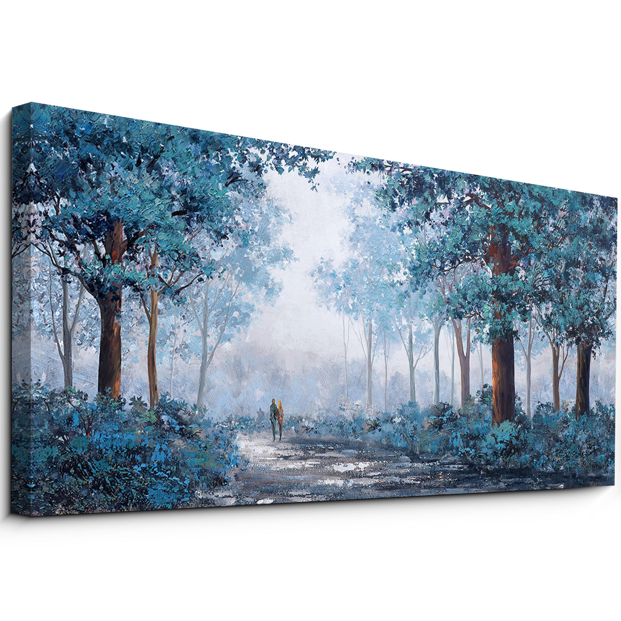yiijeah Landscape Wall Decor - Large Wall Art - 30x60 Inches - Framed ...