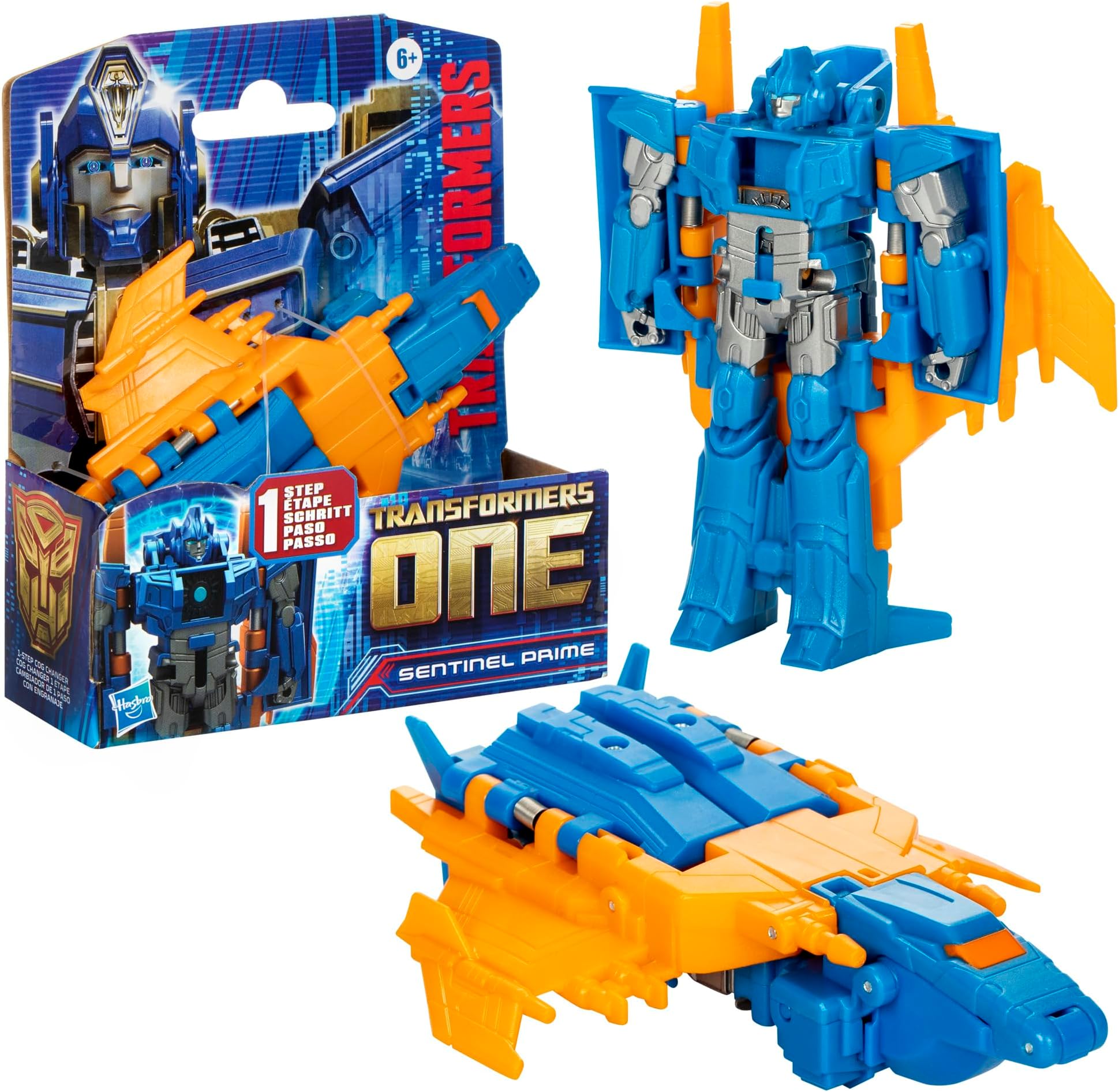 Transformers: One Cog Changer Sentinel Prime 4-Inch Robot Action Figure ...