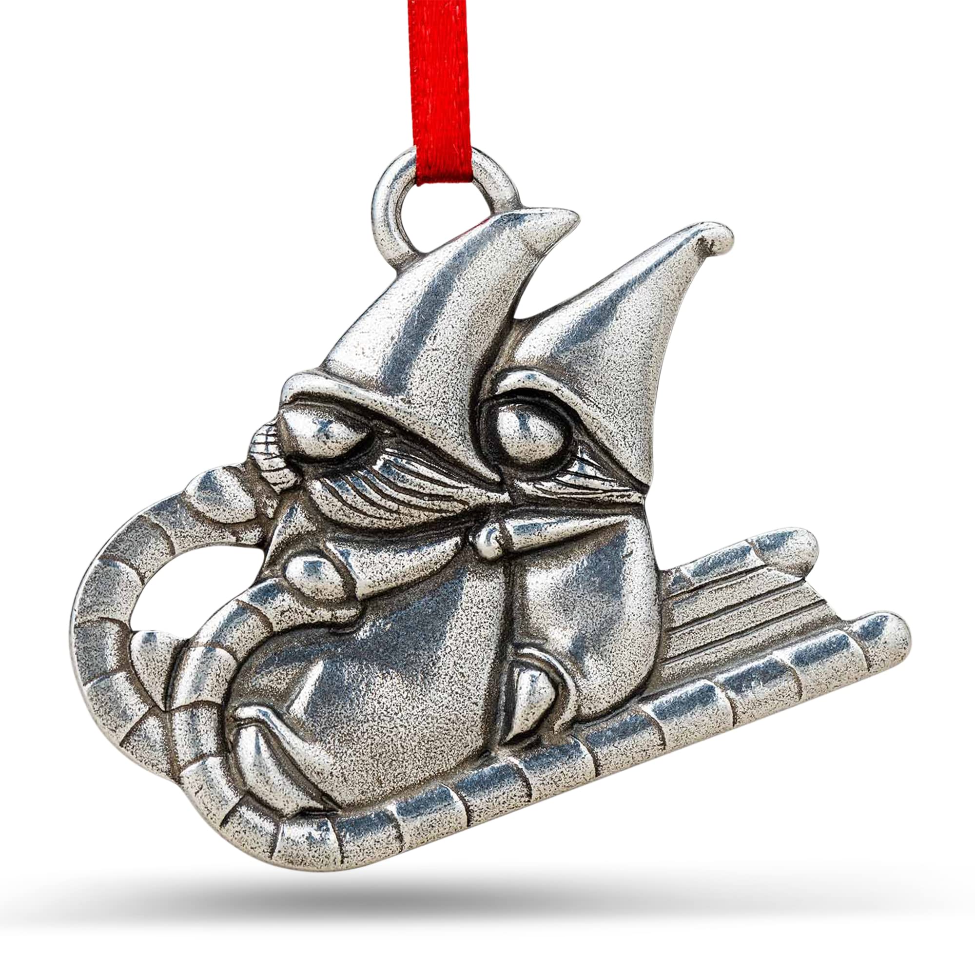 Amazon.com: DANFORTH - 'Gone Sledding' Gnomes Christmas Ornament ...