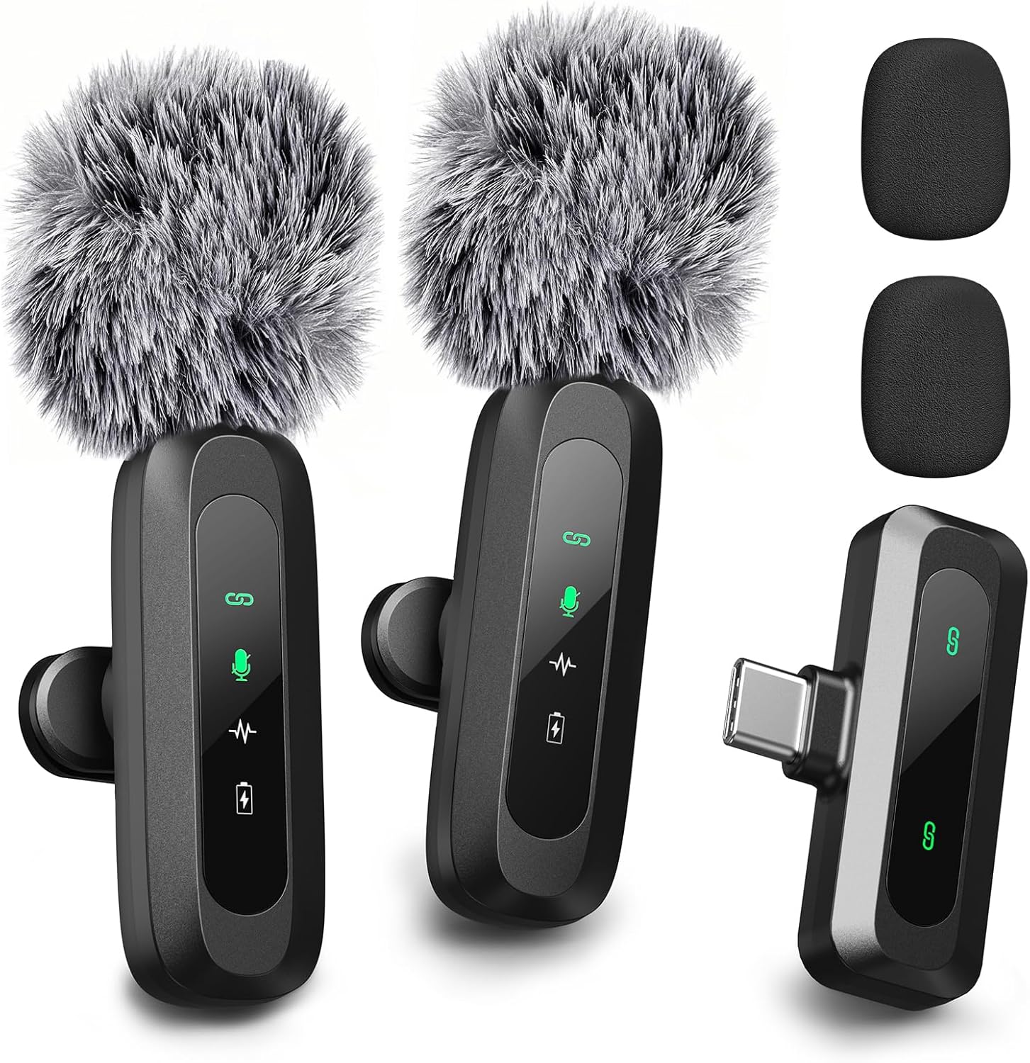 Amazon.com: 2025 New Mini Microphone for iPhone With LED Display ...
