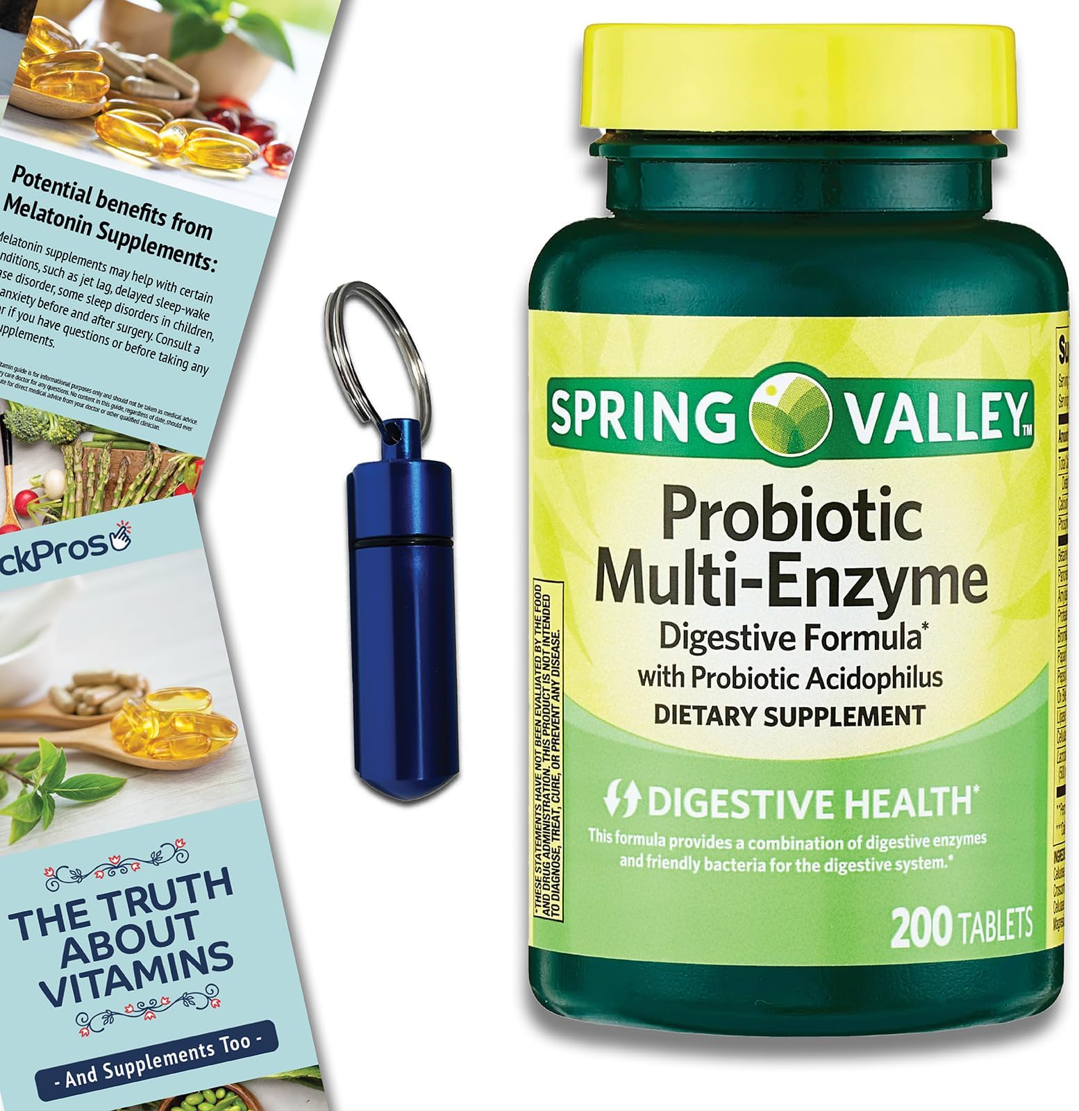 Amazon.com: Spring Valley Probiotic Multi-Enzyme Digestive Formula ...