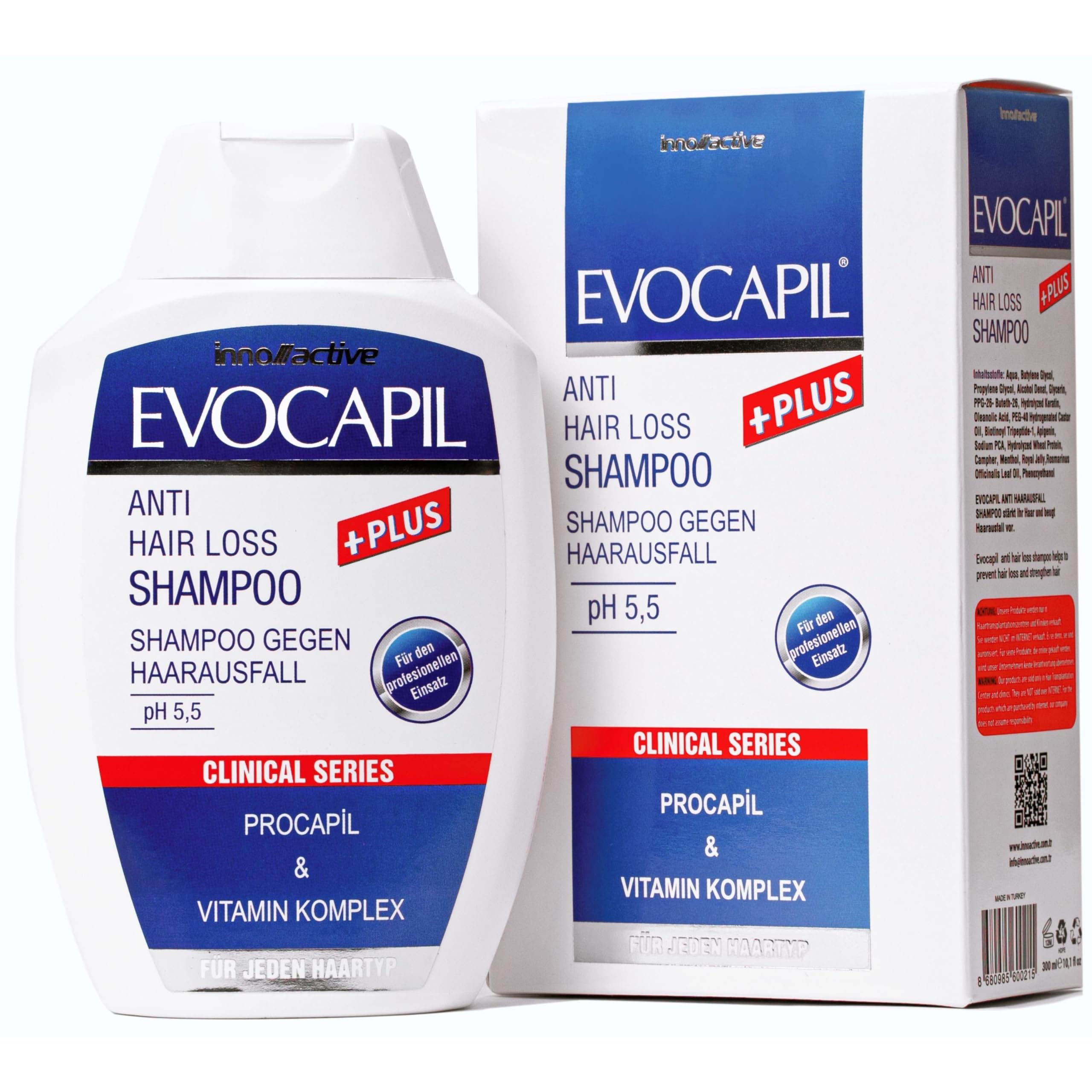 Evocapil Plus Anti Hair Loss Shampoo with Procapil, keratin, biotin ...