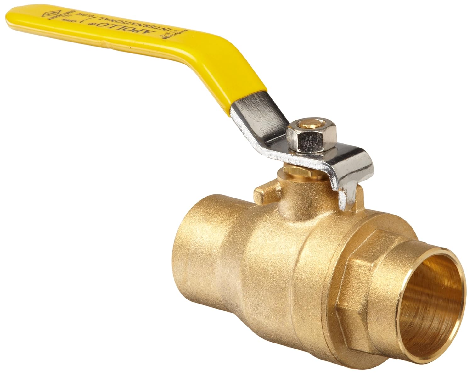 Apollo 94A Series Brass Ball Valve, Two Piece, Inline, Lever, 1/2 ...