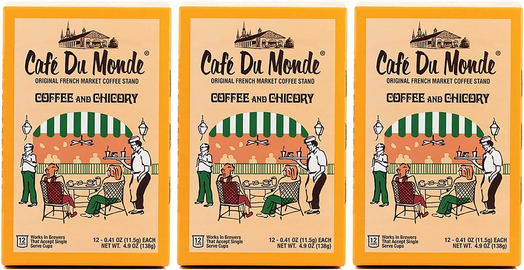 Amazon.com: PJ's Coffee - Decaffeinated Single Serve Cups, 12 Count ...