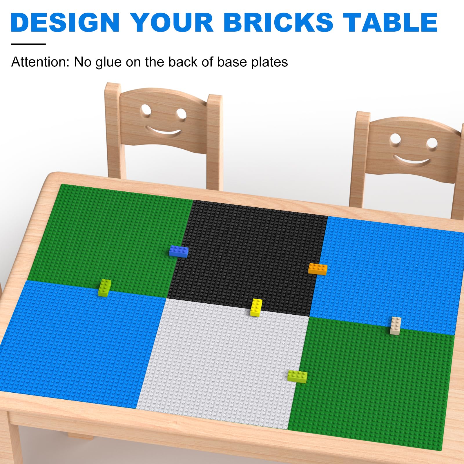 Snapklik.com : Pokiiulk Classic Gray Baseplates, 32x32 Studs Square ...