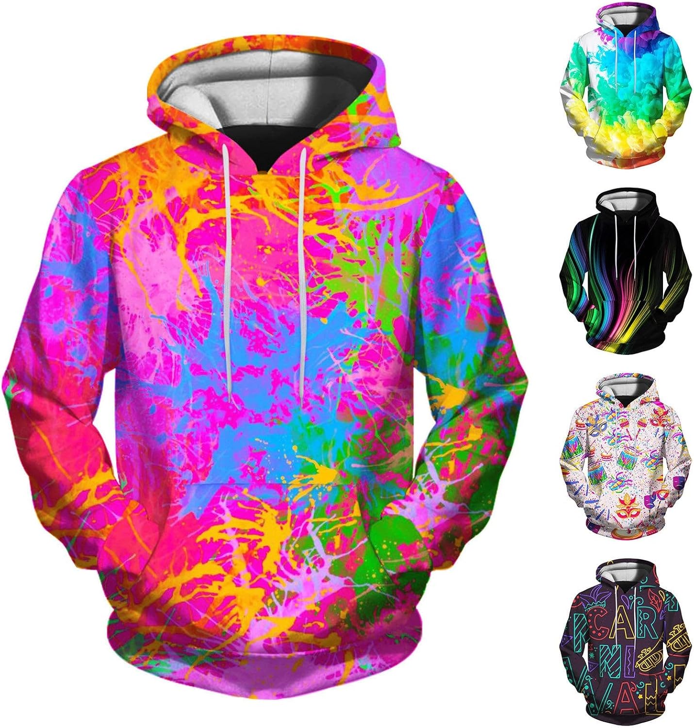 Amazon.com: Traje de pareja de Mardi Gras Fat Tuesday New Orleans Mardi ...