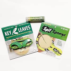 Amazon.com: Saxophone Key Leaves Bundle with Key Props, Spit Sponge Sax ...