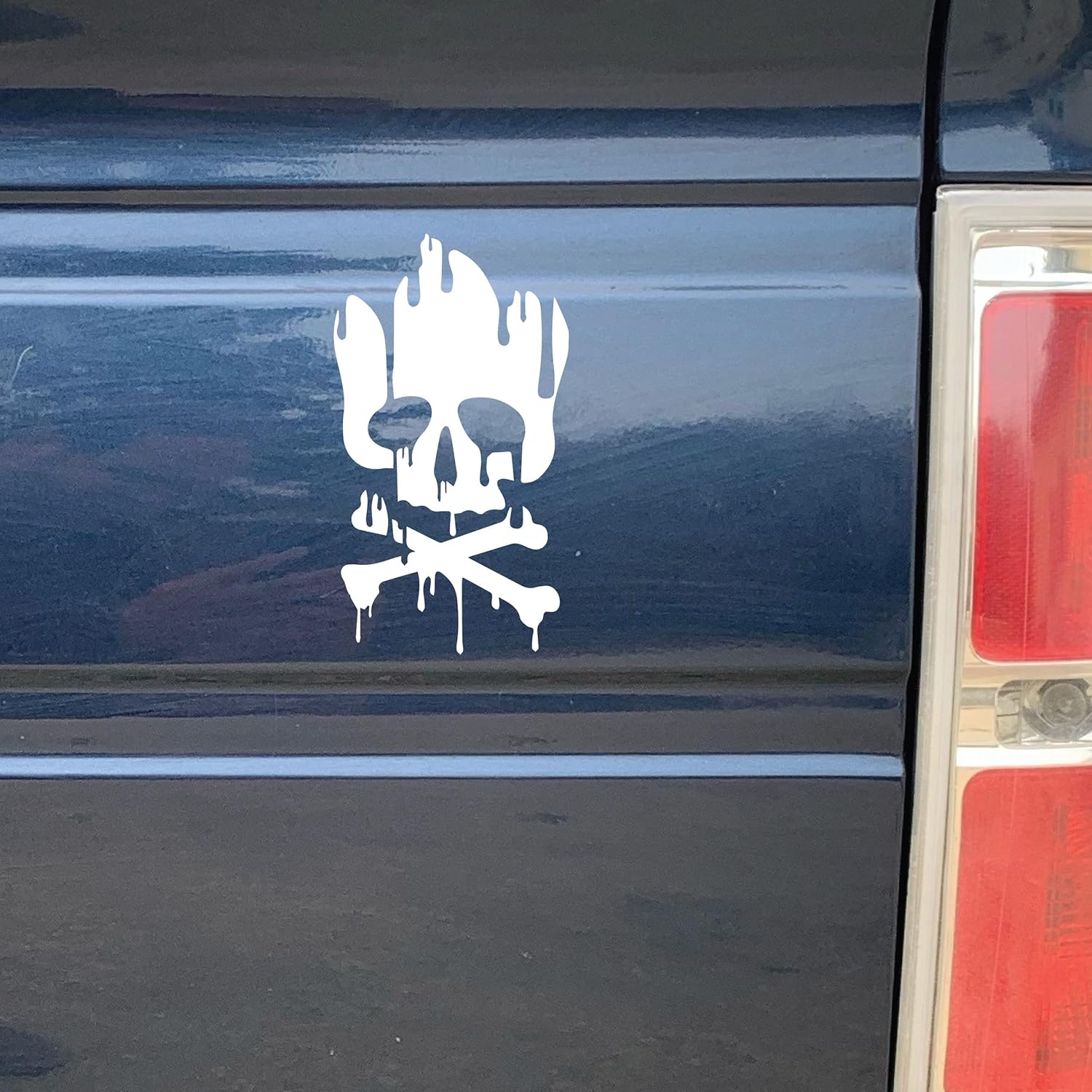 Amazon.com - Cool Melting Skull Decal Bumper Sticker - Sticker Bomb ...
