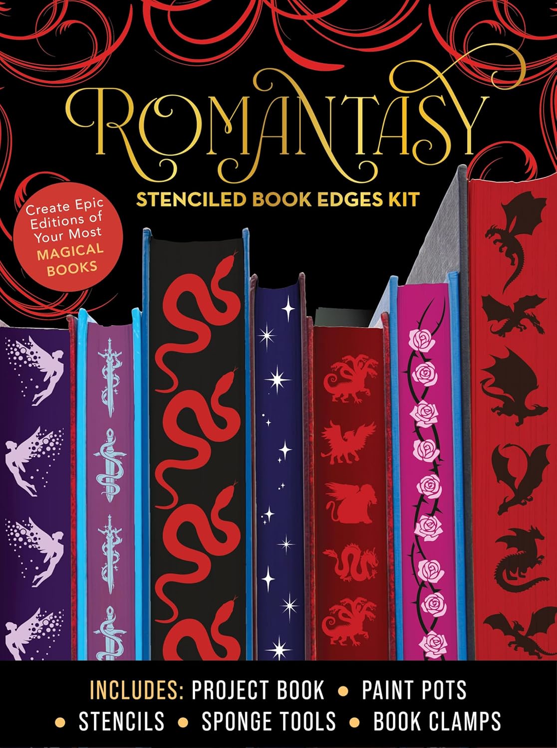 Romantasy Stenciled Book Edges Kit: Create Epic Editions of Your Most ...