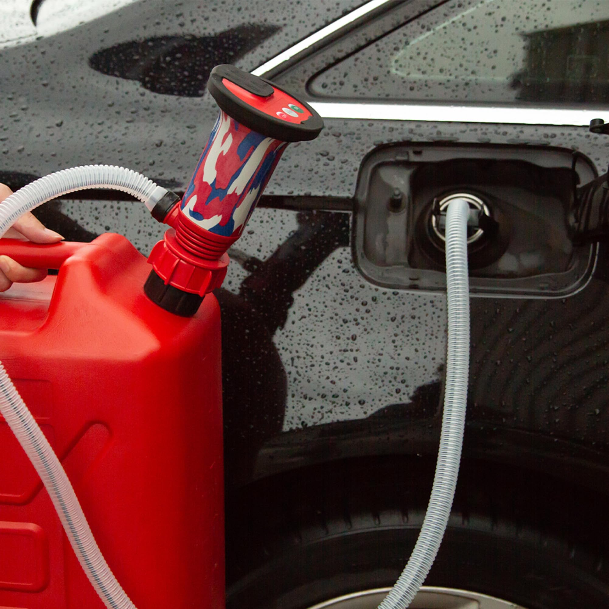 Fuel Transfer Pump with Auto-stop sensor, gas pump, Convenient Gas Can ...