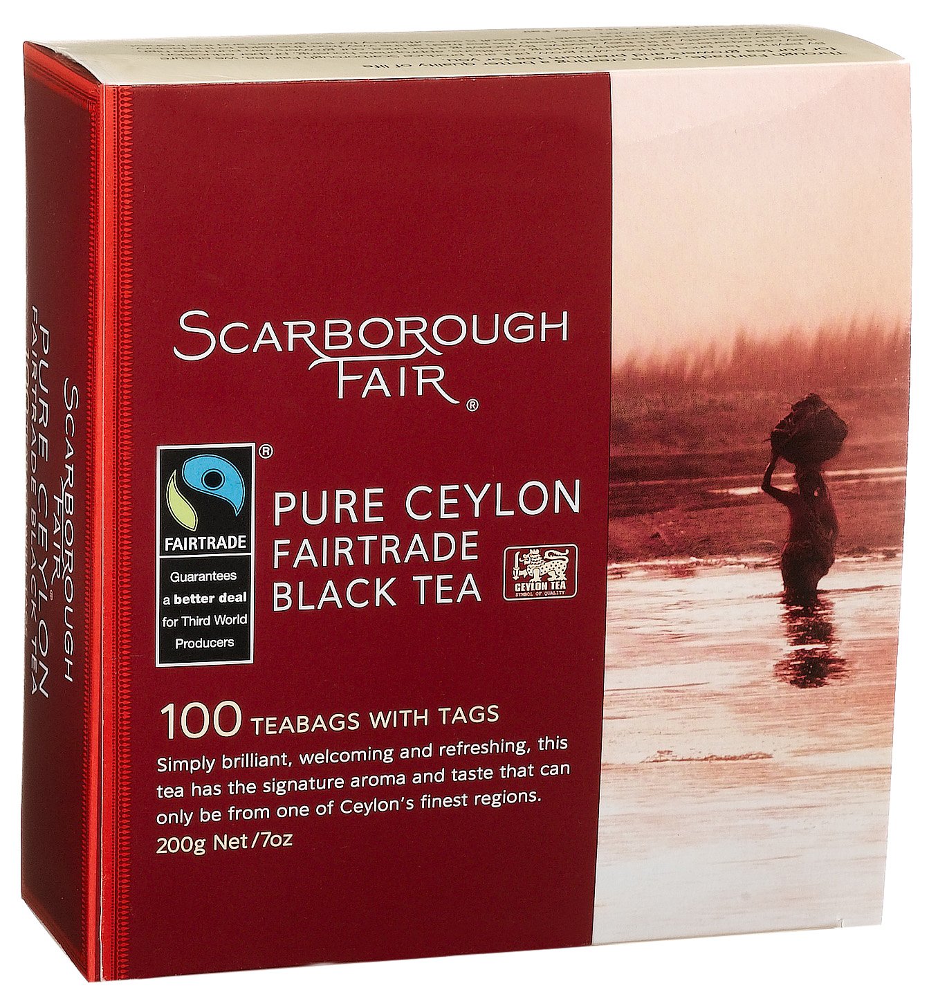 Amazon.com : Scarborough Fair Fair Trade Pure Ceylon Black Tea, Tea ...
