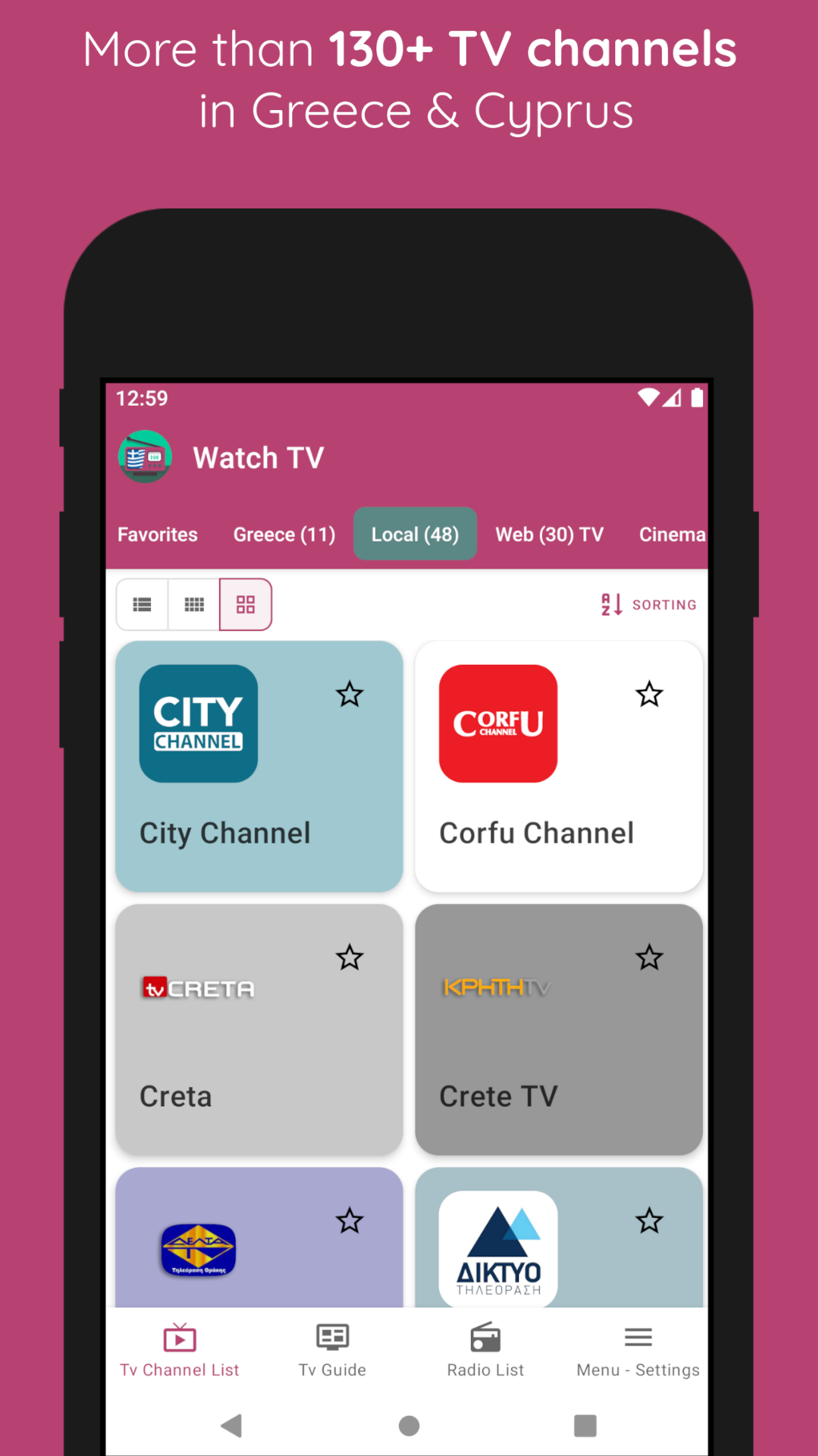 Greek Live TV & Radio with TV Channels Program Guide - App on Amazon ...