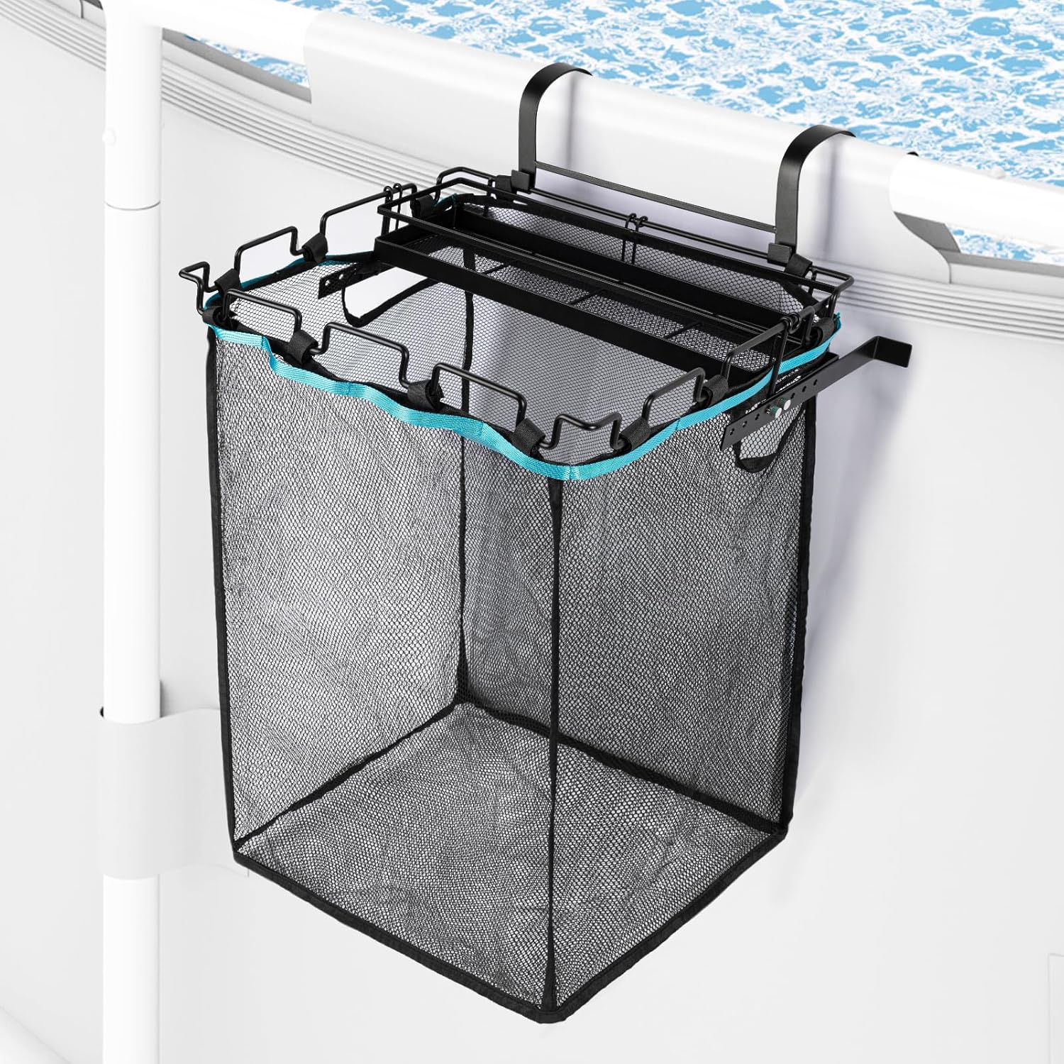 Amazon.com: Zingtto Poolside Storage Basket for Above Ground Swimming ...