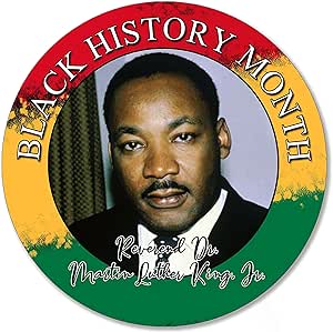 Amazon.com: Retro Metal Round Sign Black History Month Metal Sign ...