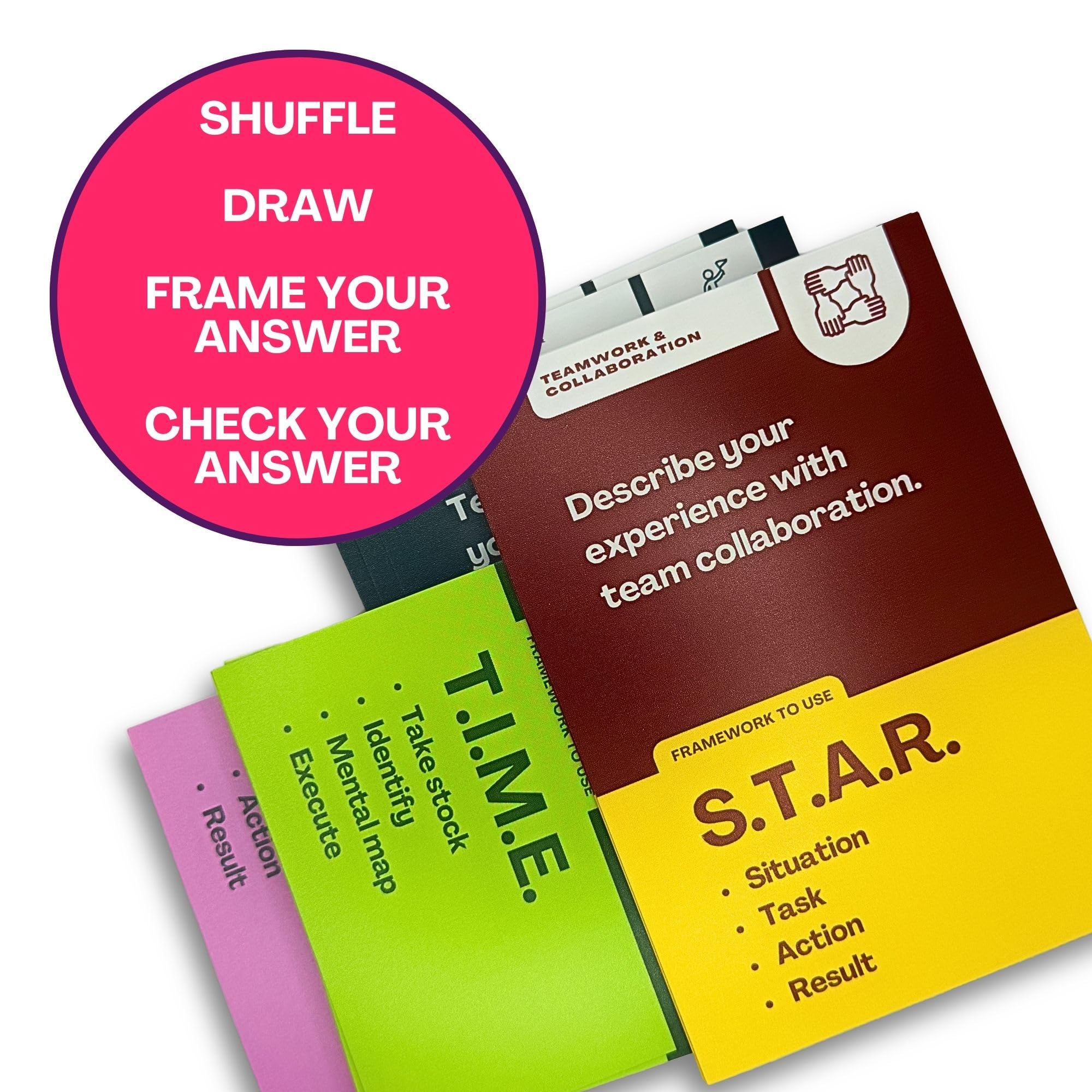 Snapklik.com : Behavioral Interview Flash Cards Deck - How To Answer ...
