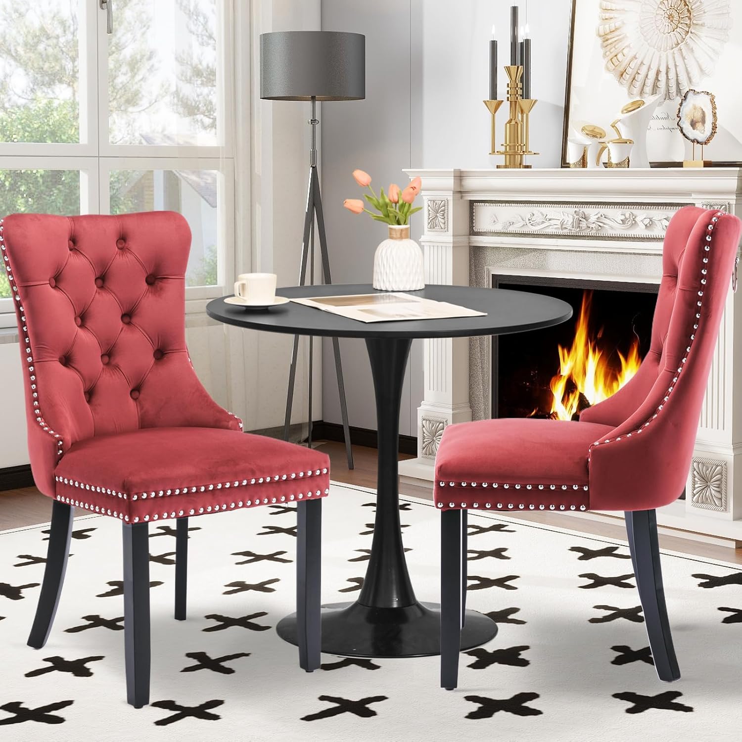 Amazon.com - SoarTalent 3-Pieces 31.5" Round Dining Table Set for 2 ...