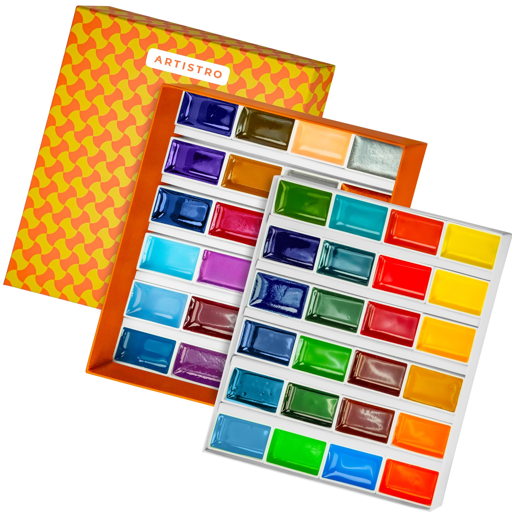 Amazon.com: ARTISTRO Watercolor Paint Set - 48 Pigment-Rich Colors, XL ...