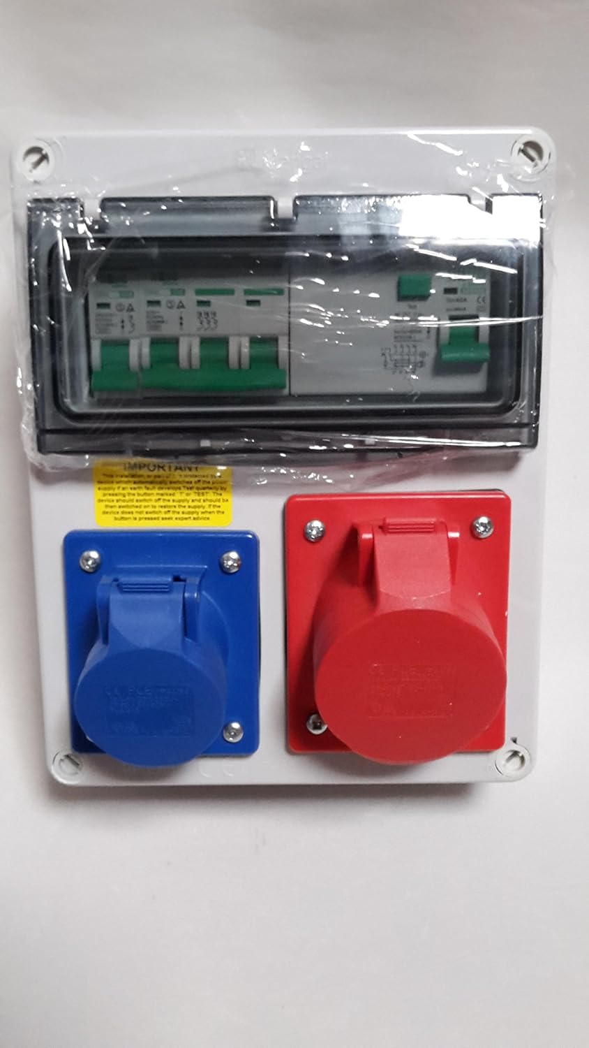 Marine Hook Up,RCD Wall Mounted Industrial CEE Socket.3 Phase ...