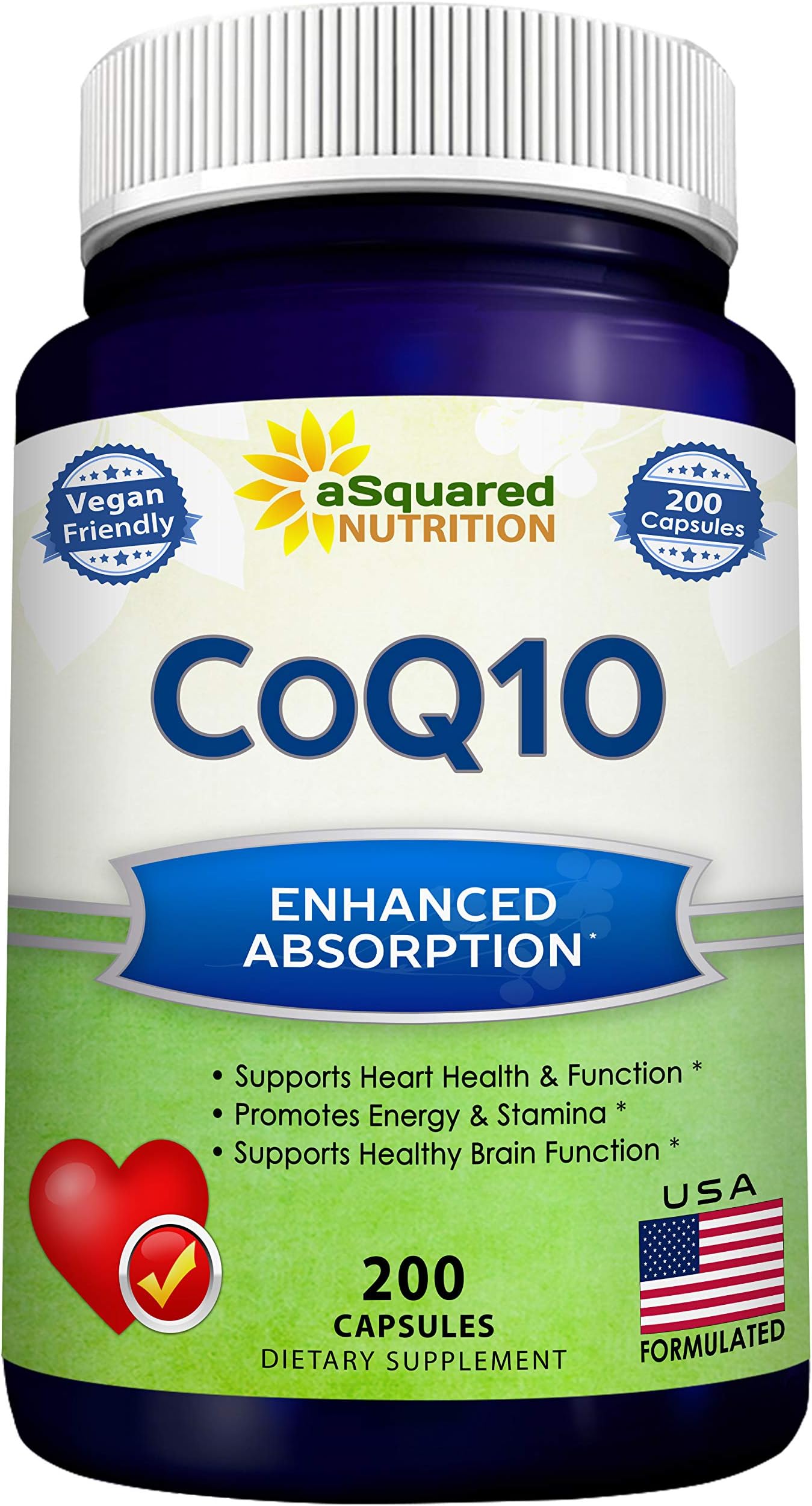 Amazon.com: Luma Nutrition CoQ10 400mg Softgels - High-Absorption ...