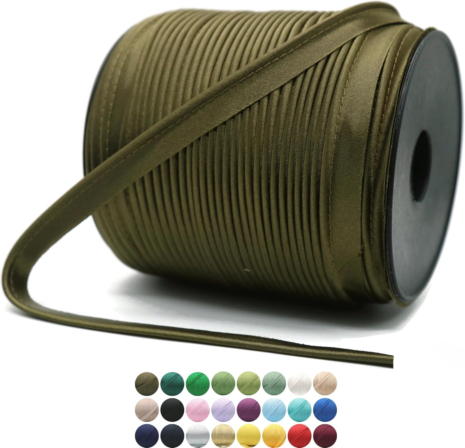 Amazon.com: Seaweed Green Satin Piping Trim - 109 Yards - 25+ Colors ...