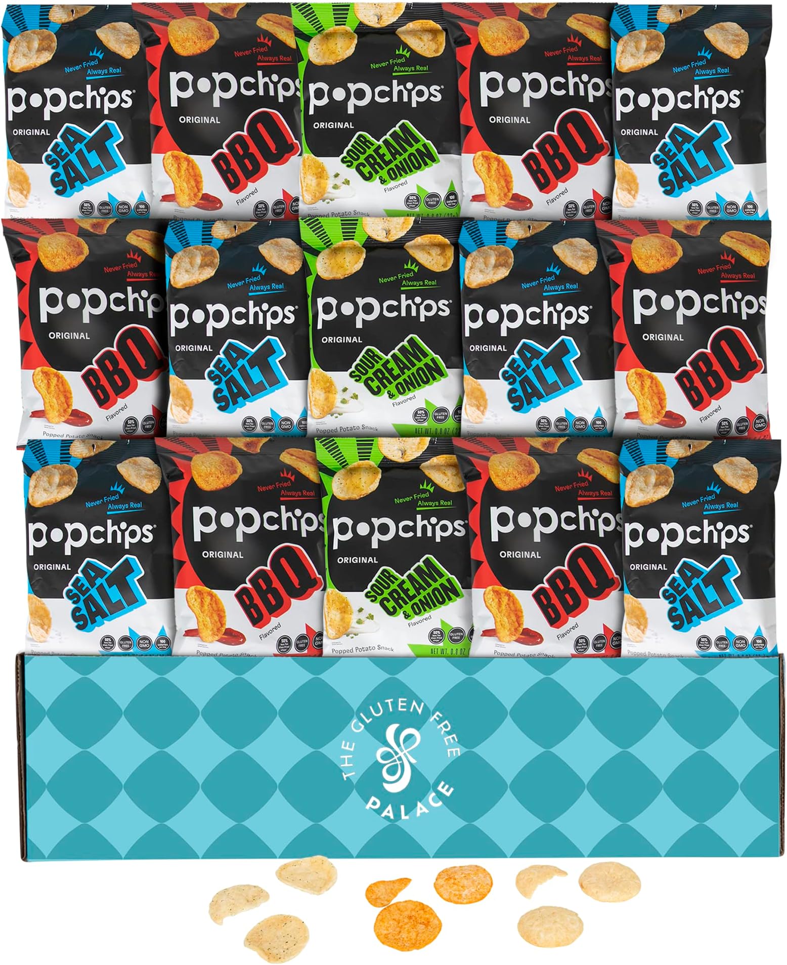 Amazon.com: Popchips Variety Pack - Baked Potato Chips Snack Bag ...