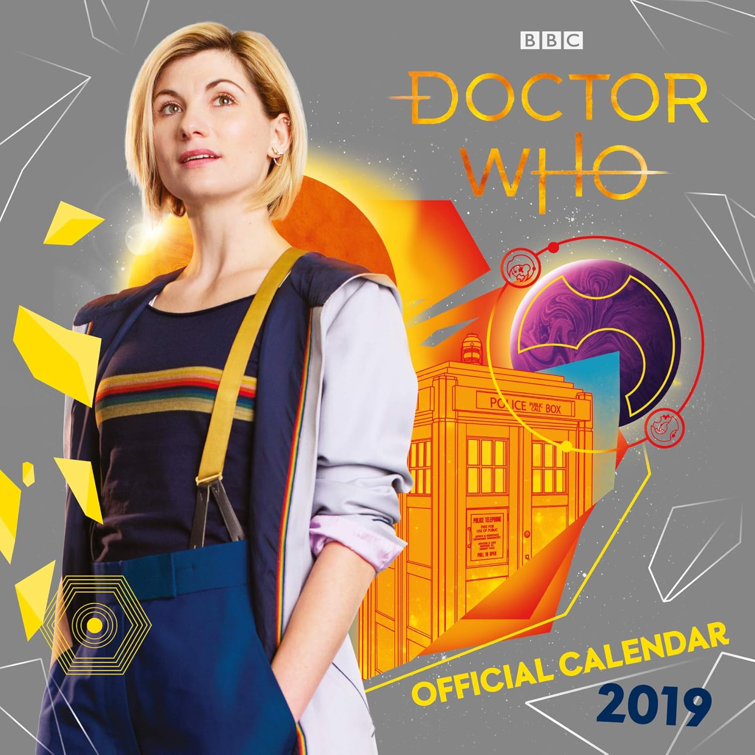 Doctor Who Official 2019 Calendar - Square Wall Calendar Format ...
