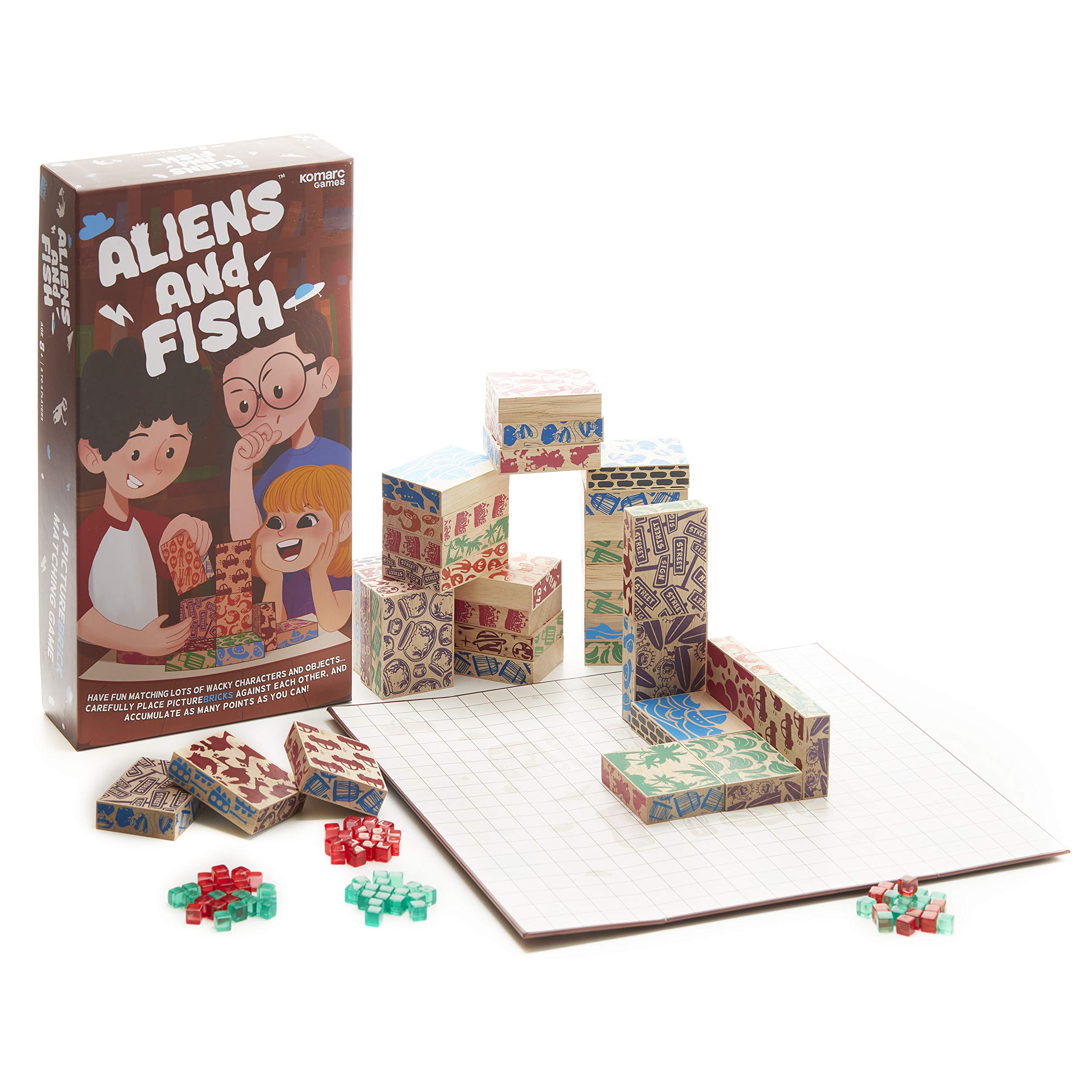 Snapklik.com : Aliens And Fish Unique Strategy Board Game For Kids ...