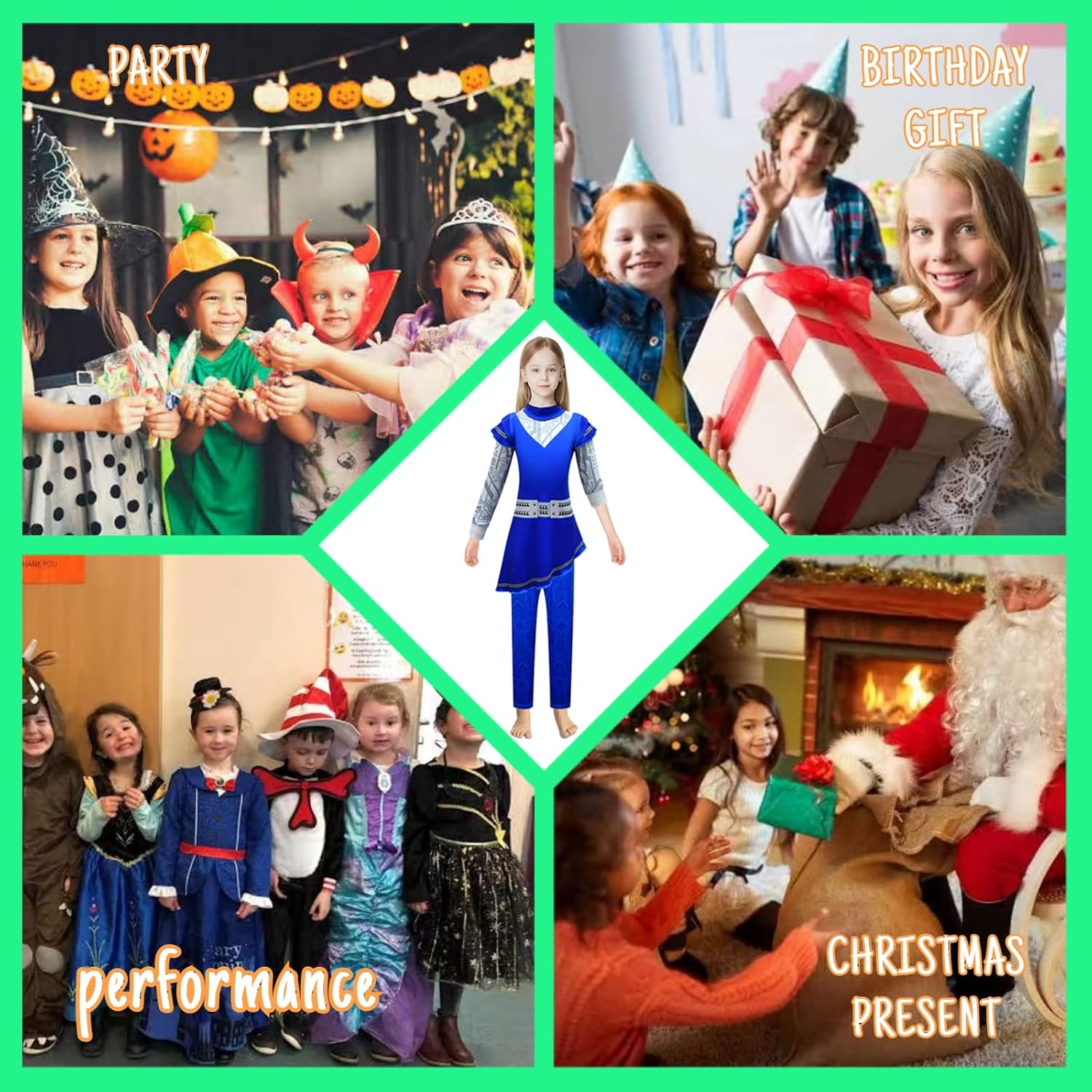 ZONEWD Zombies Alien Addison Dress for GirlsKids Movie Cheerleader ...