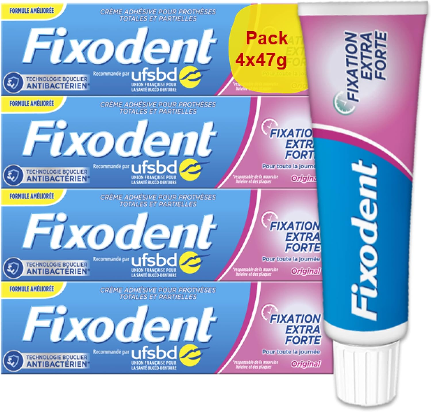Fixodent Crème Fixative Original Pour Prothèses Dentaires