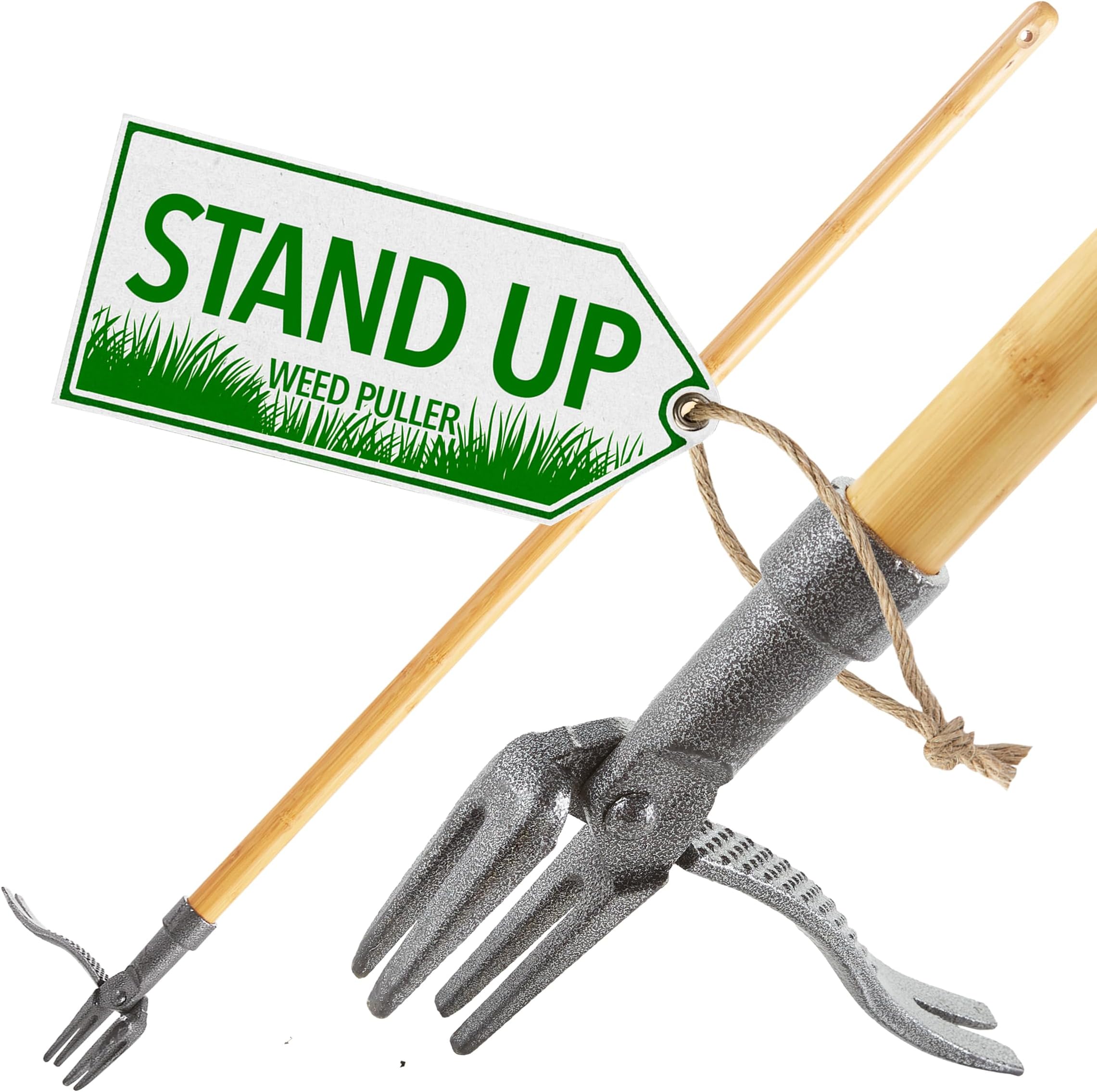 Amazon.com : MLHpeak Stand Up Weed Puller Tool with Long Handle, 3 ...