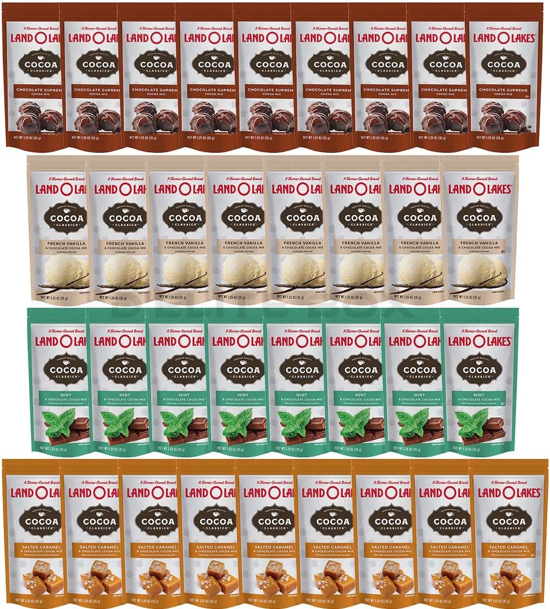 Amazon.com : Hot Cocoa 34 Packet Assortment Gift Pack - 34 (1.25 oz ...