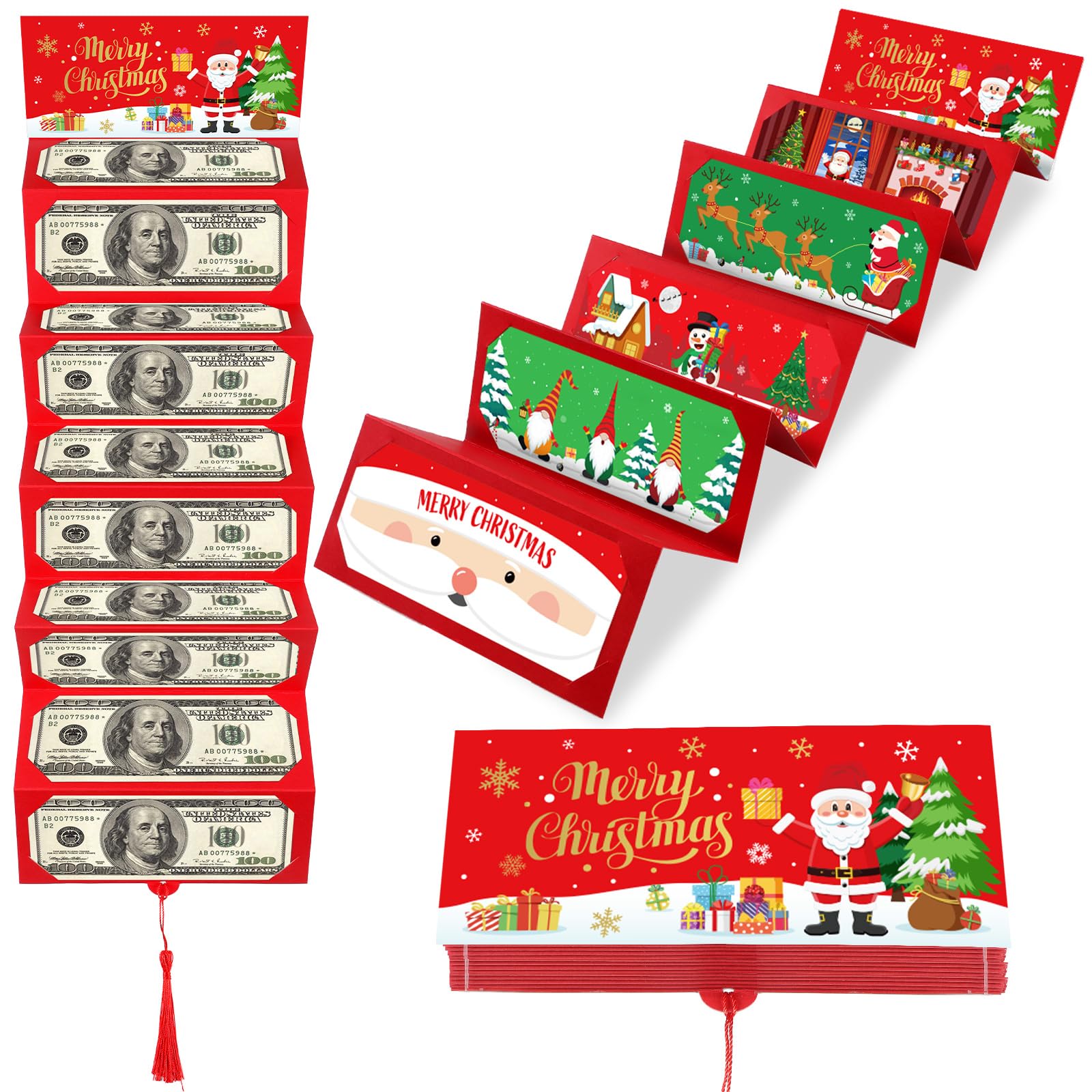 Amazon.com : Christmas Money Holder Christmas Gift Card Holder Xmas ...
