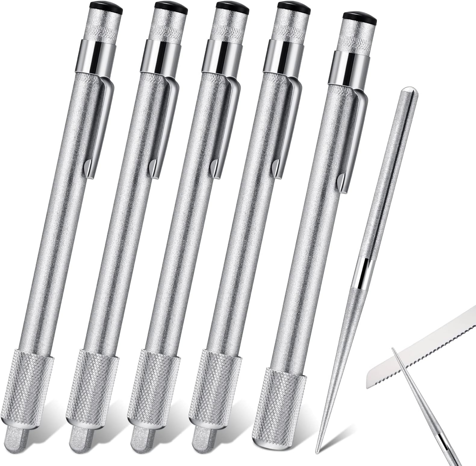 Amazon.com: Cool Hand 4.5" Tapered Diamond Knife Sharpener Rod with ...