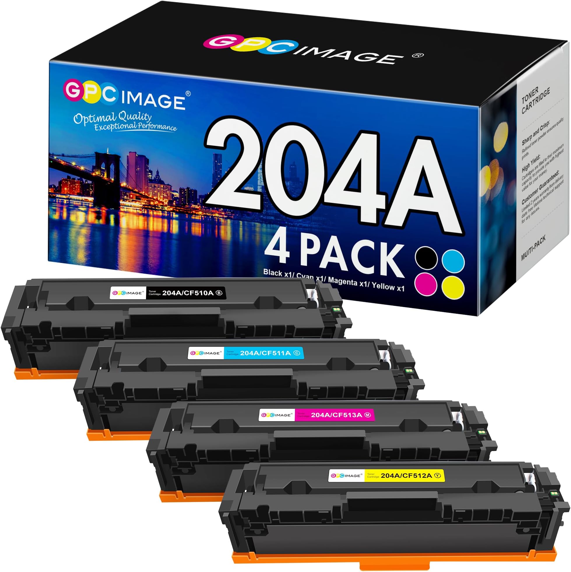 GPC Image Compatible Toner Cartridge Replacement for HP 204A 204 A ...
