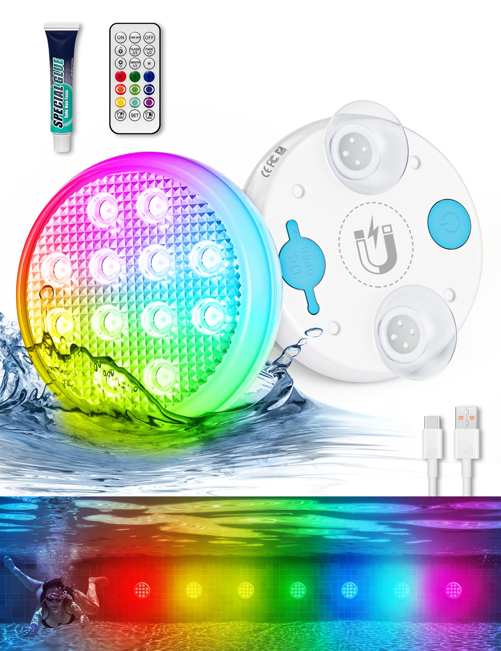 Product Submersible Lights Mudder 12 Pack Submersible Led Lights With