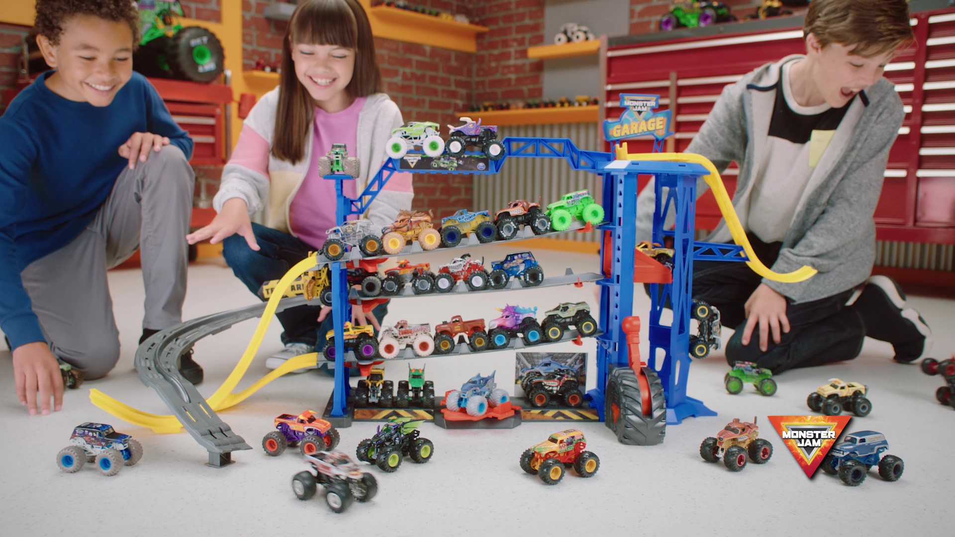 Watch Monster Jam Monster Garage Playset on Amazon Live