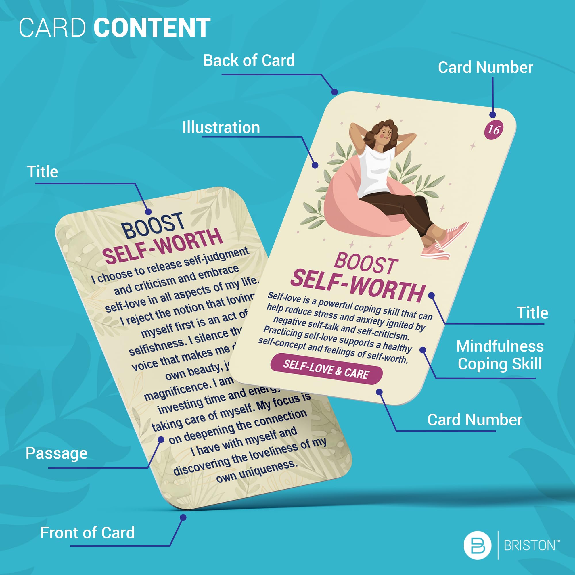 Snapklik.com : Briston Positivity Pulse Affirmation Cards For ...