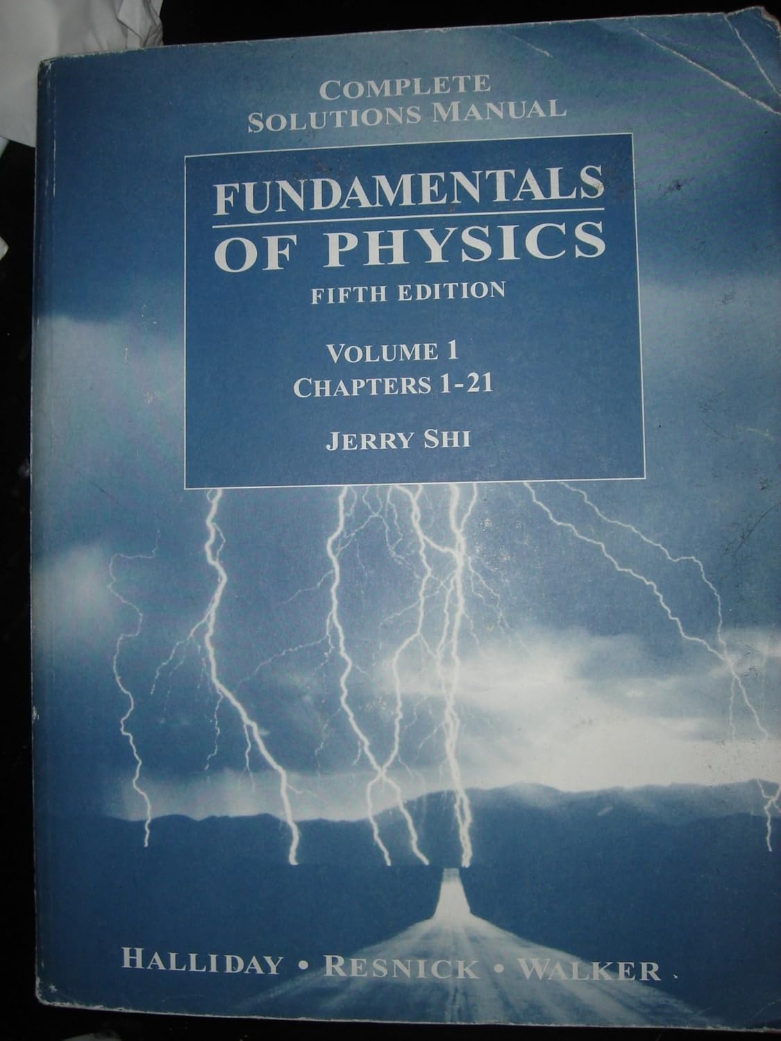 Fundamentals of Physics 5e - V 1 Chapters 1-21 Complete Solutions ...