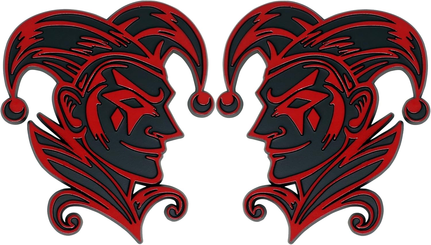 Amazon.com: Joker Emblem 3D Jester Badge – Custom Car Decal Sticker for ...