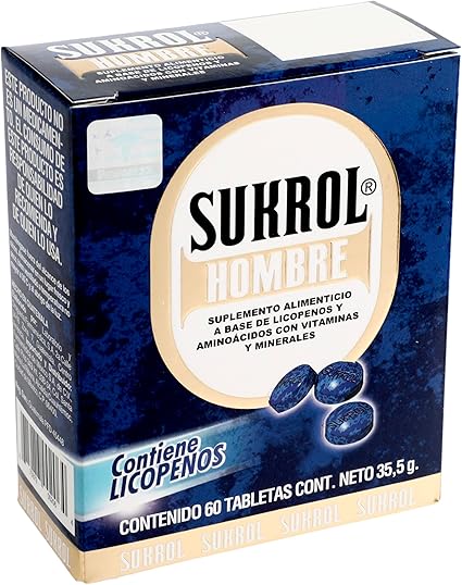 Sukrol Hombre 60 Tabletas : Amazon.com.mx: Salud y Cuidado Personal