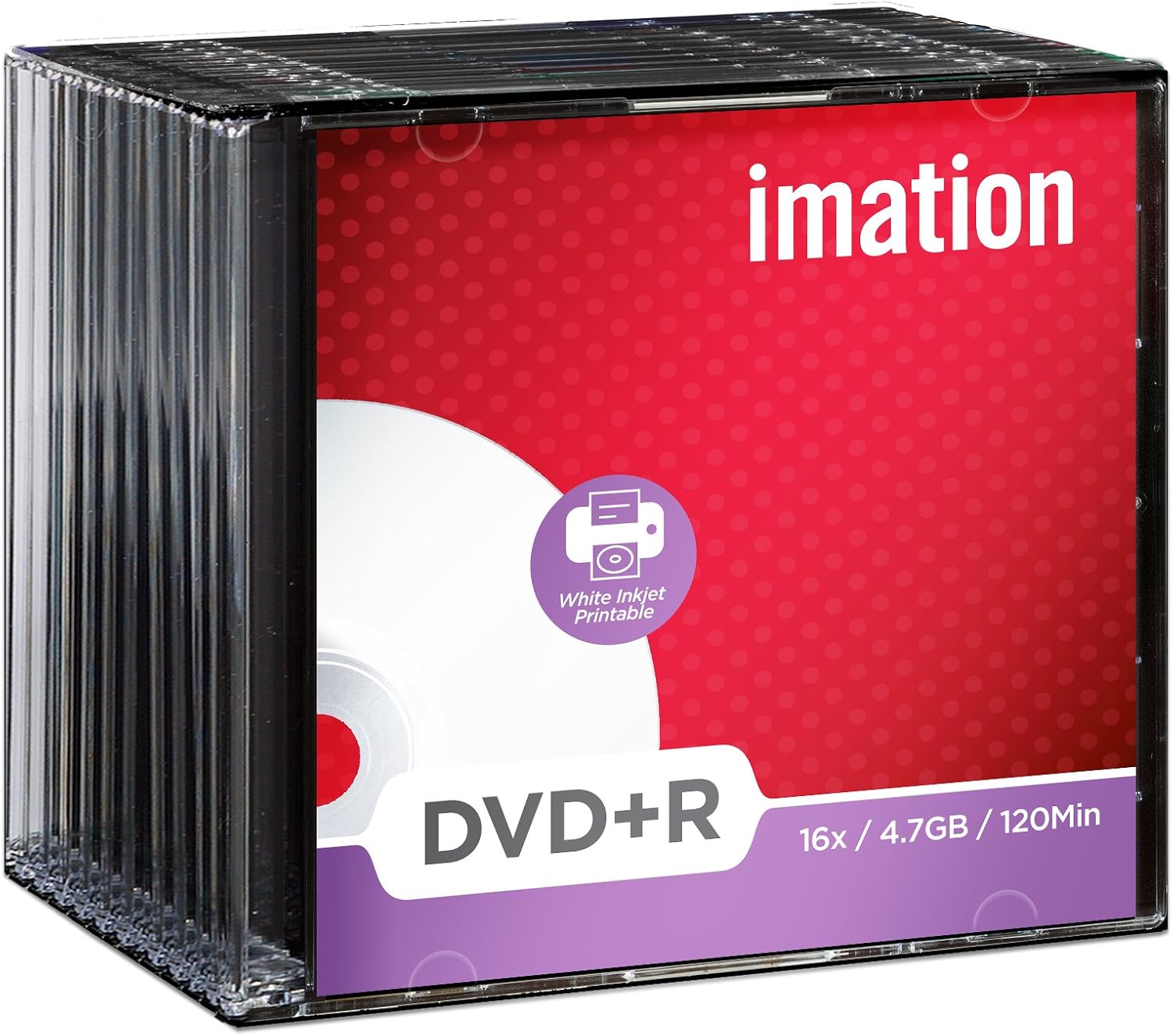 Imation 10 x Dvd+R 4.7GB : Amazon.it: Informatica