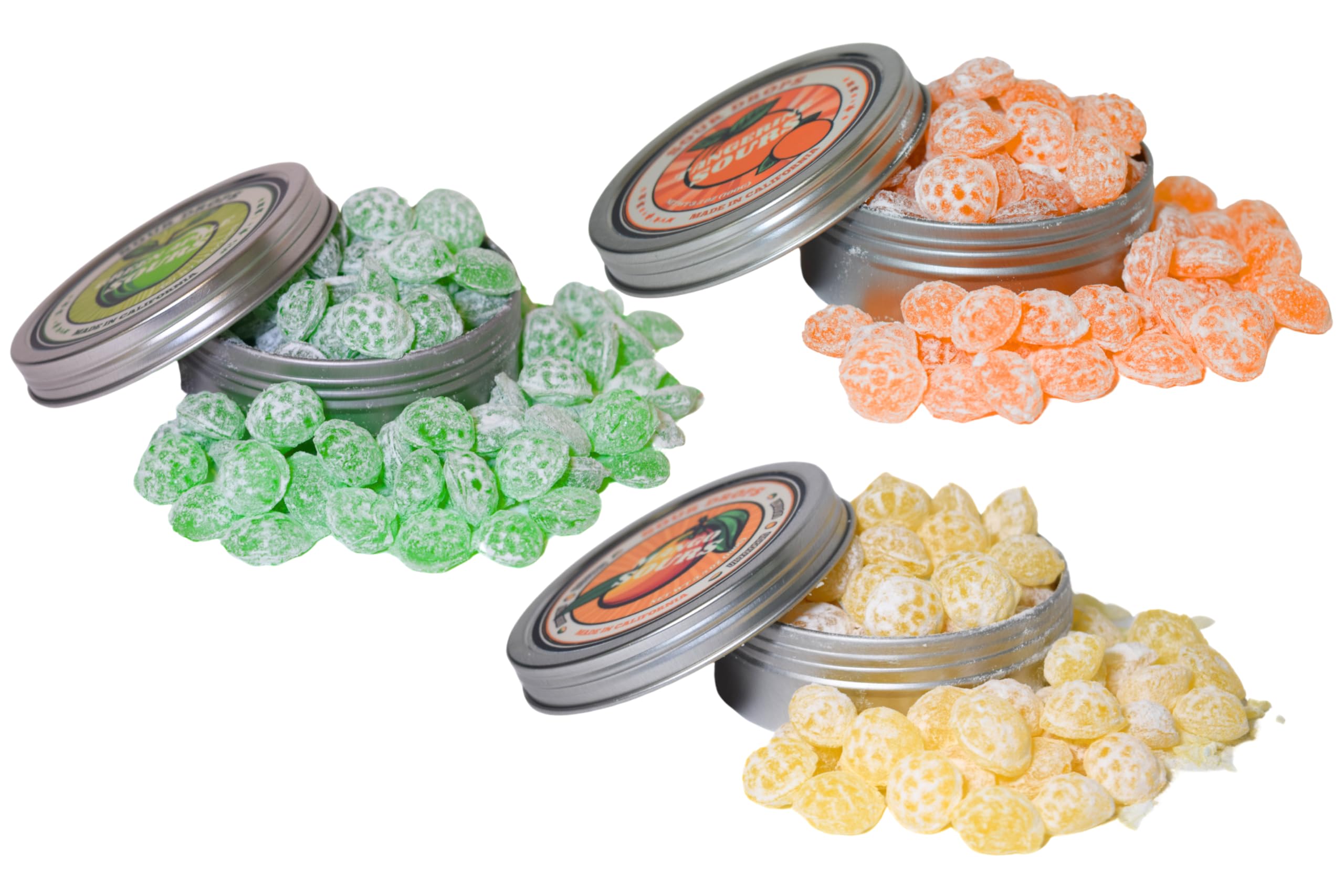 Amazon.com : Sour Drops | Variety Flavor Sours | Sour Tangerine, Sour ...