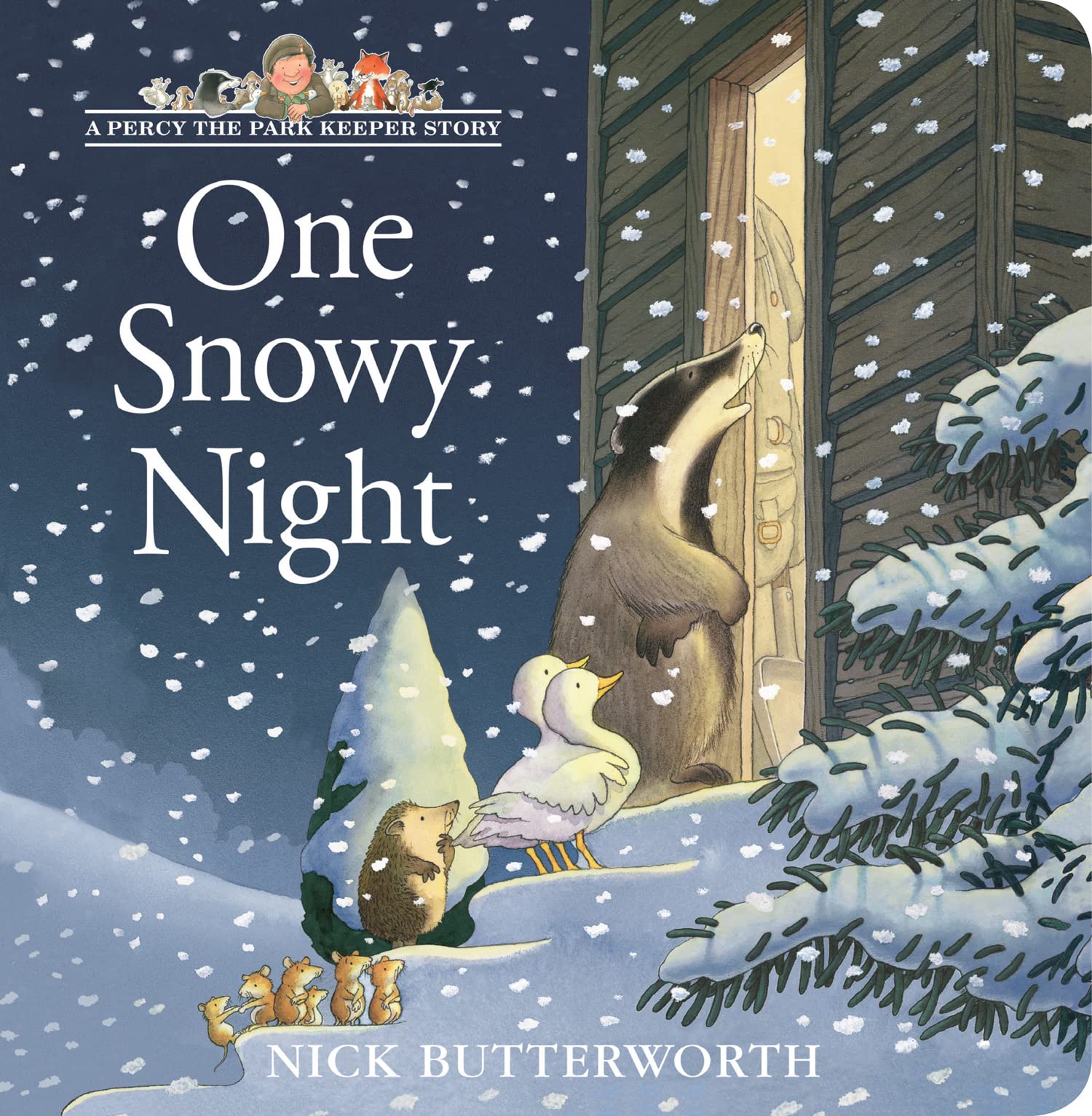 Amazon | One Snowy Night (Percy the Park Keeper Story) | Butterworth ...