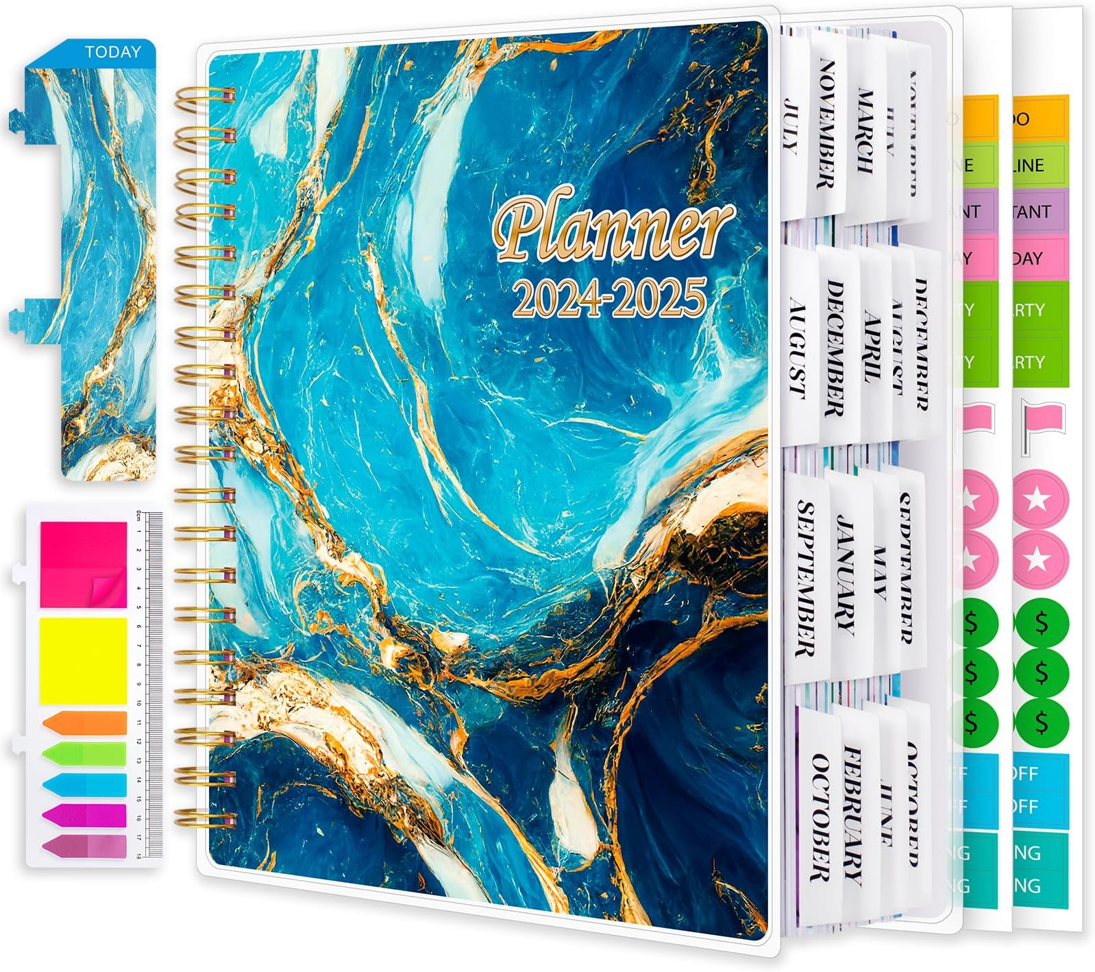 Amazon.com : Teacher Planner 2024-2025 8.5" x 10.2", 18 Months Daily ...