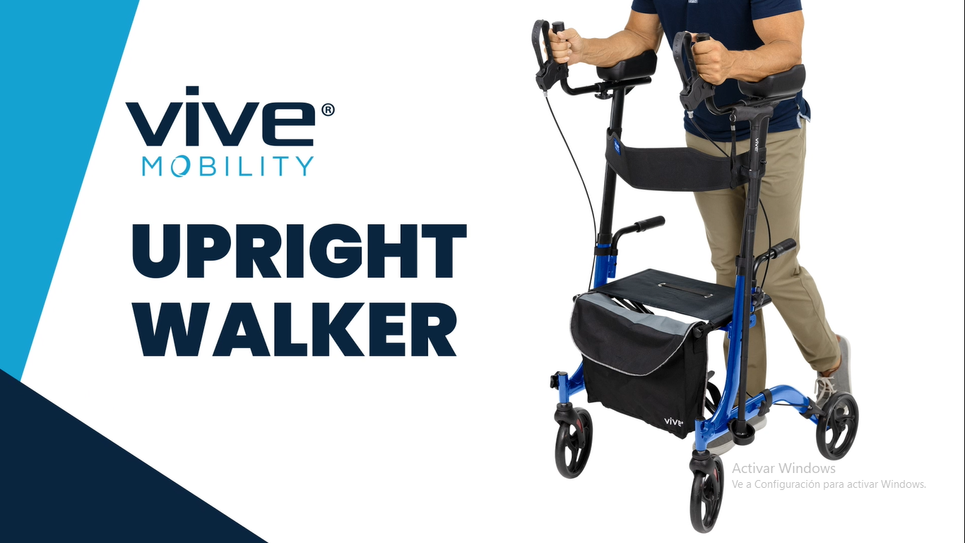 Watch Upright Walker Blue by Vive Mobility on Amazon Live